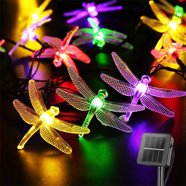 Mainstays 50-Count Solar Powered Outdoor LED Mini String Lights, with ...