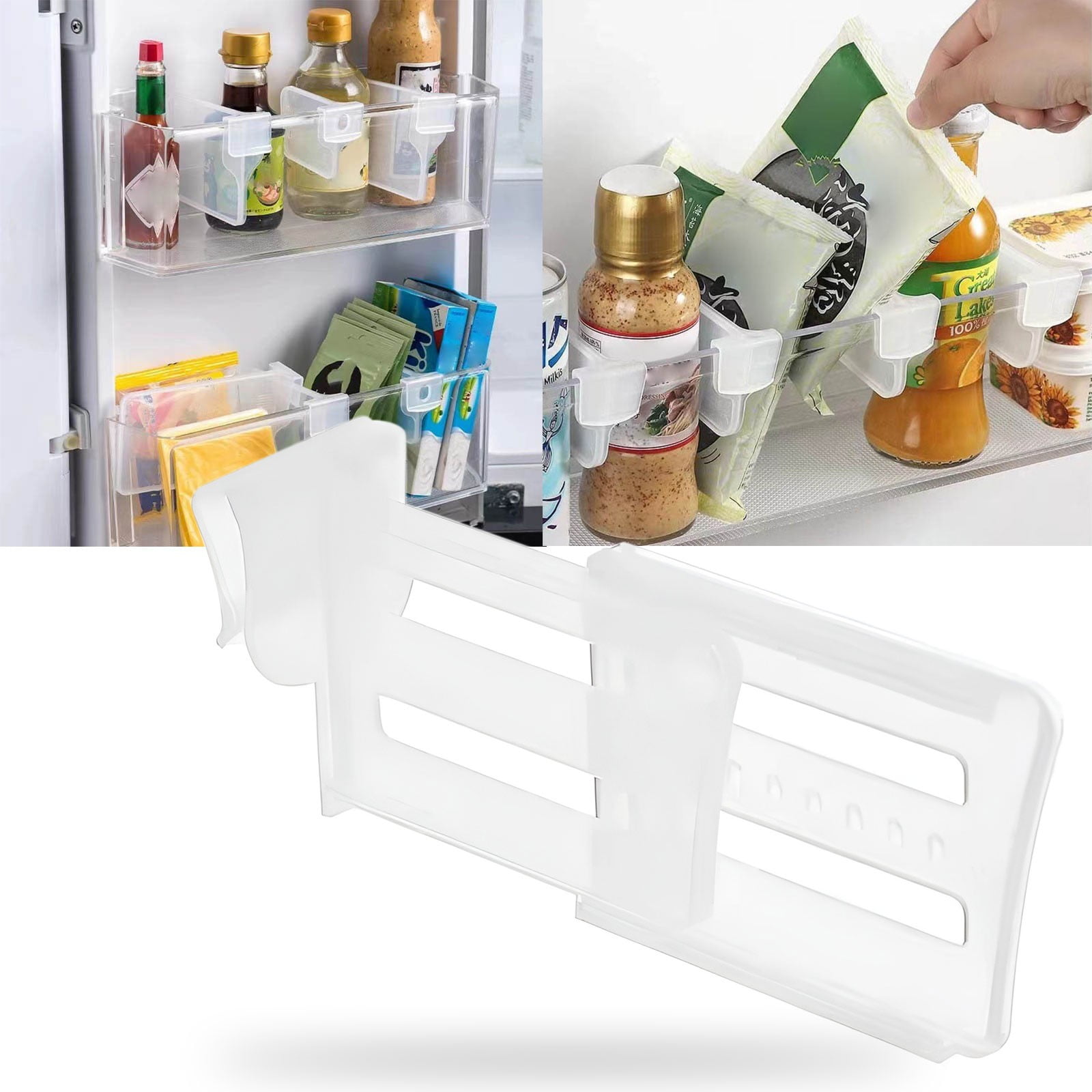 Dinmmgg Dividers For Fridge Drawer Organizer Small Closet Shelf ...
