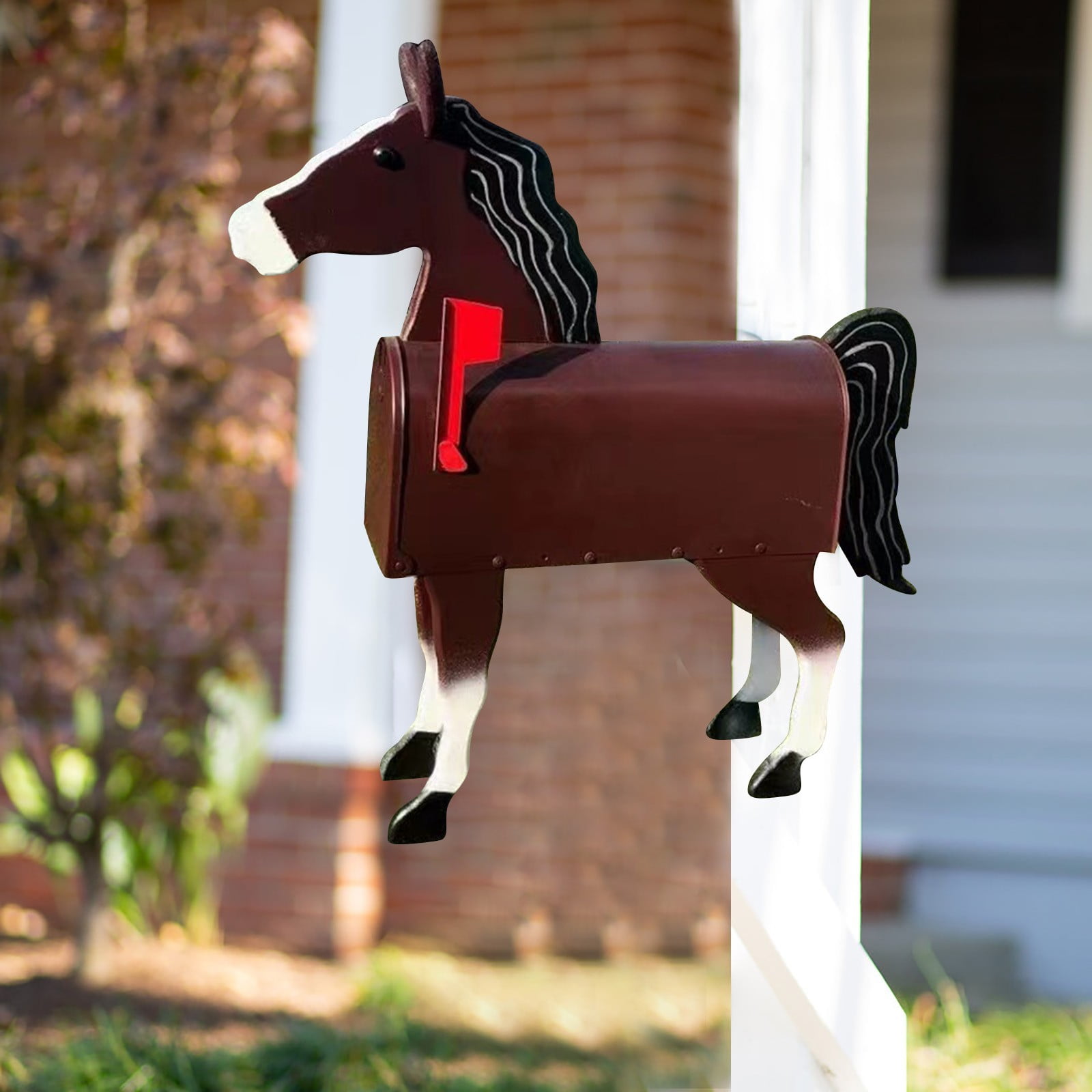 Dinmmgg Farm Animal Mailboxes Mailboxes For Outside Wall Mount Large ...