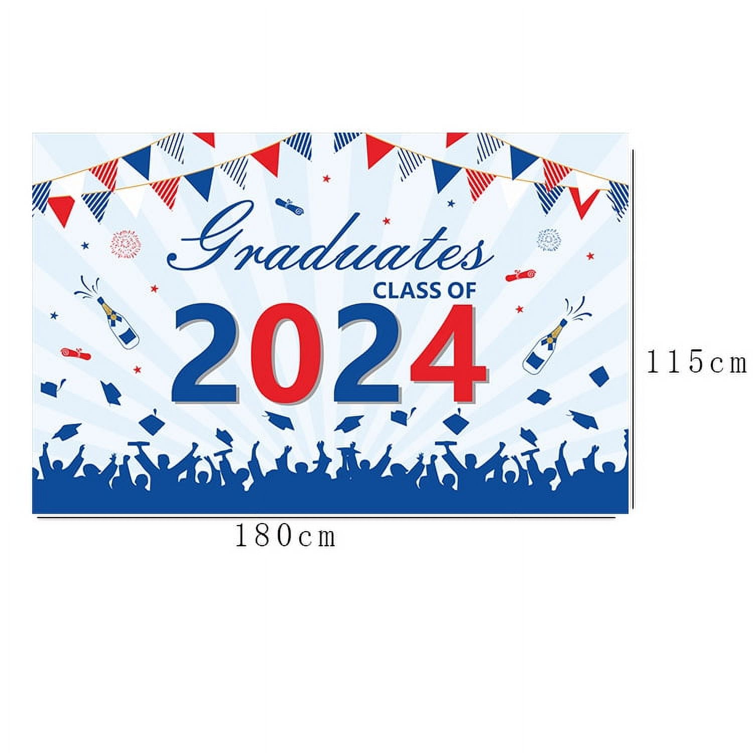 Dinmmgg Graduation Decoration 2024 Congratulations Graduation Banner ...