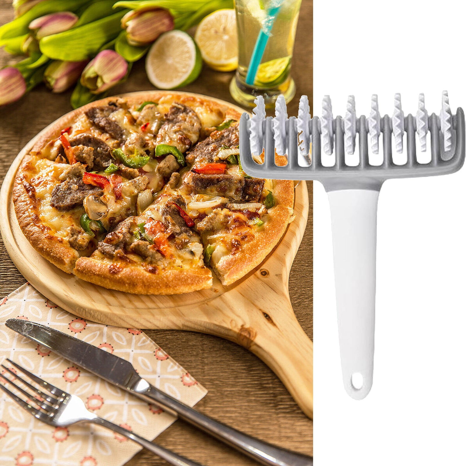 Dinmmgg Pizza Dough Docker Pizza Dough Pizza Roller| Tool| Stainless ...