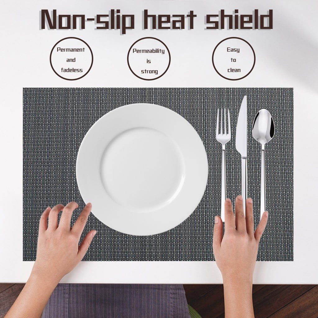 Dinmmgg Placemat Kitchen Supplies European Style Non-Slip Heat ...