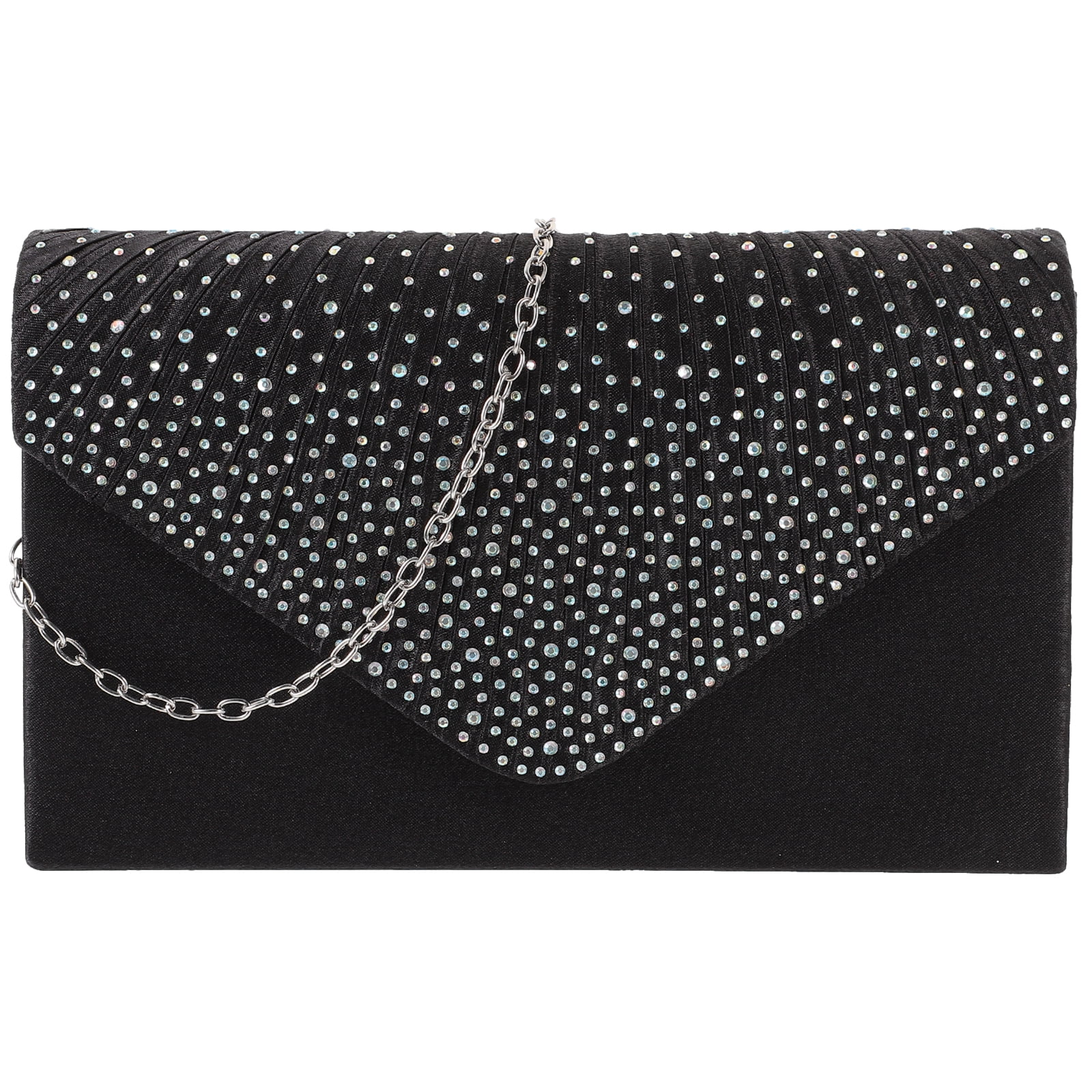 Dinner Bag Clutch Bags for Women Holder Cell Phone Black Purse Party ...