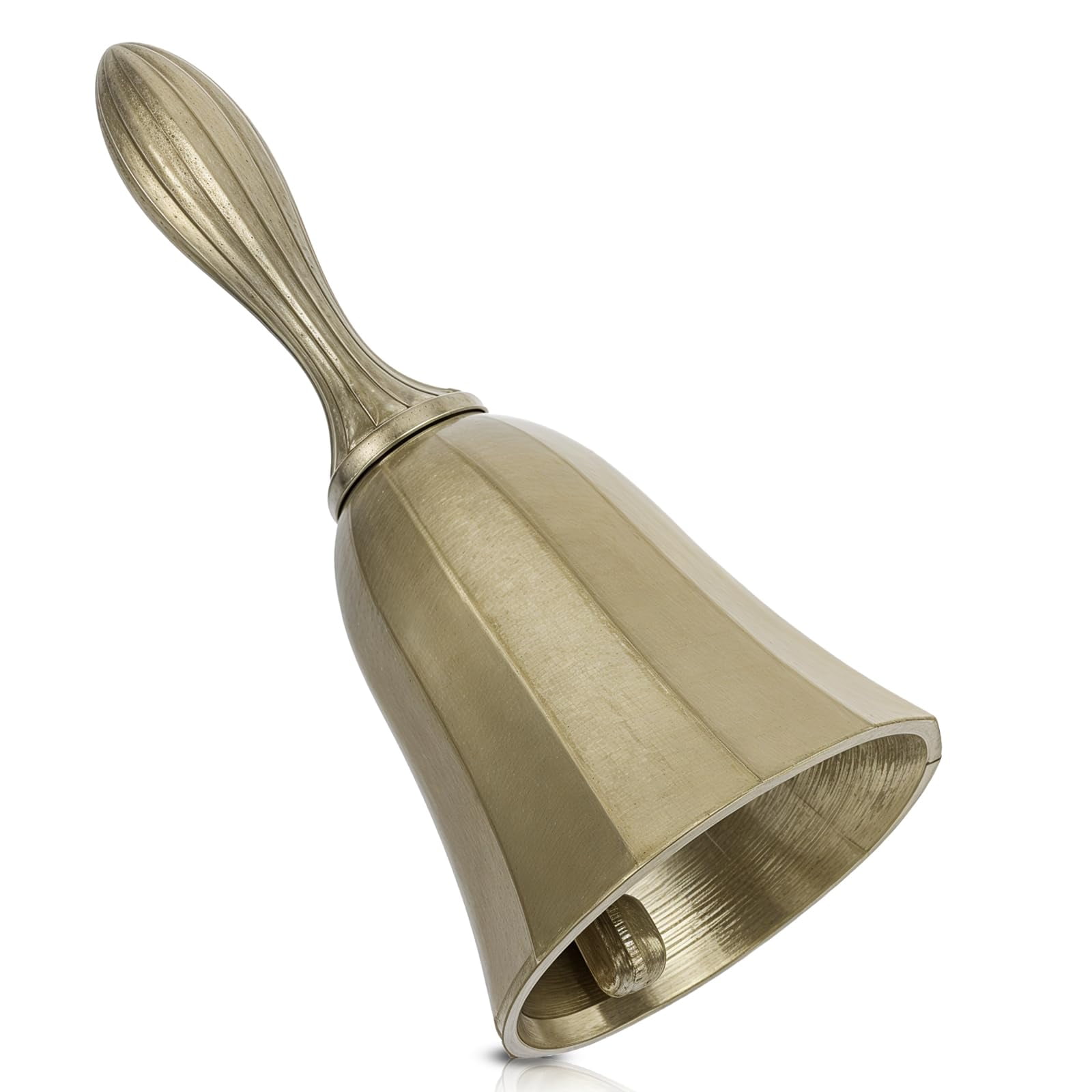Dinner Bell, Hand Bell, Super Resounding Solid Brass Call Bells, 3.9 ...