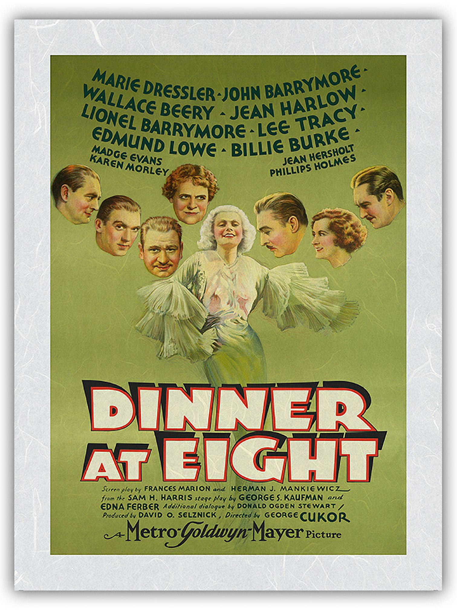 Dinner at Eight - Starring Jean Harlow Marie Dressler - Directed by ...
