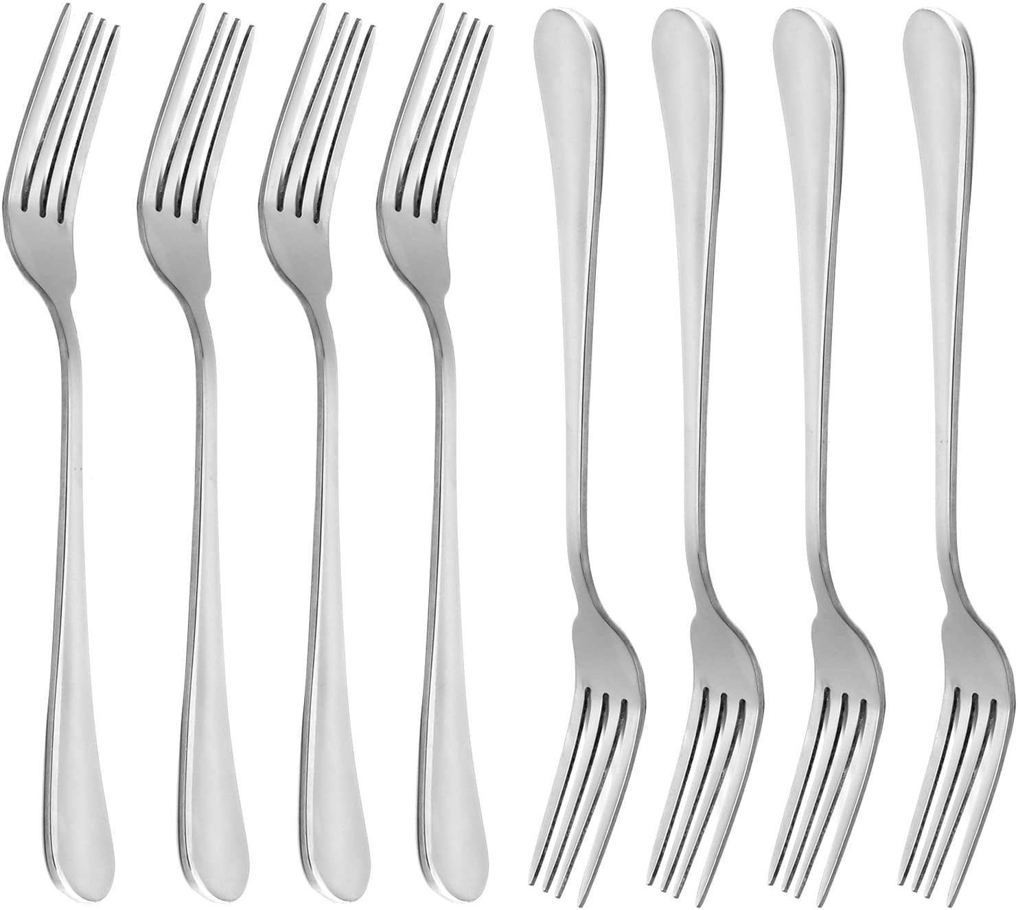 Dinner Forks, 8 Stainless Steel Dinner Forks - Walmart.com
