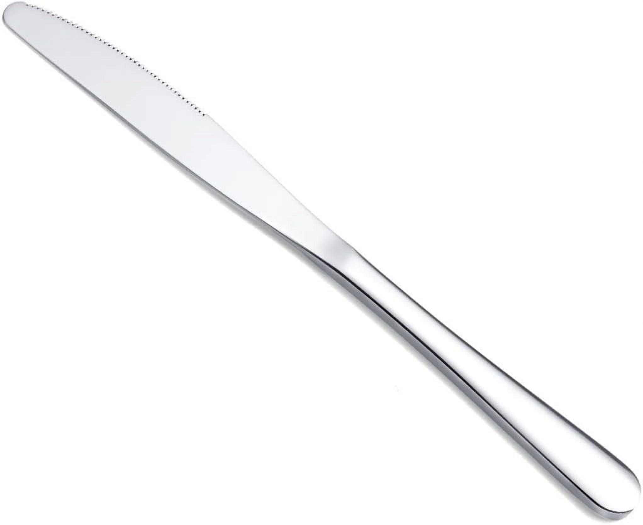 Dinner Knives Set , Stainless Steel Shiny Mirror Dinner Knife, Butter ...