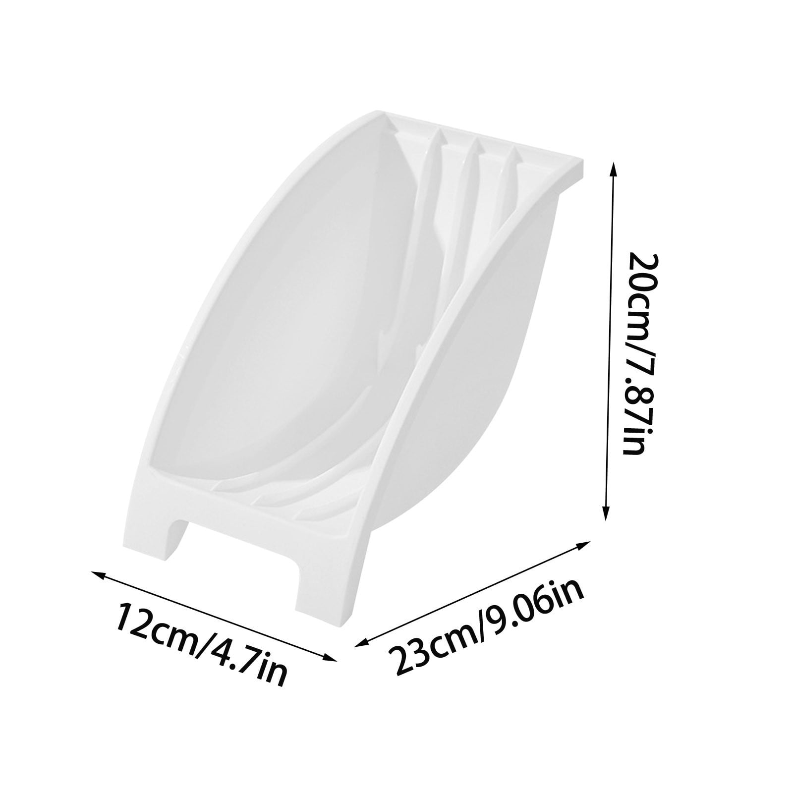 Dinner Plate Holder, Plate Organizer for Cabinet - Kitchen and Bathroom ...