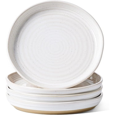 Vicrays Ceramic Dinner Plates Set, 10.5 Inch, 6 Pcs, Microwave ...