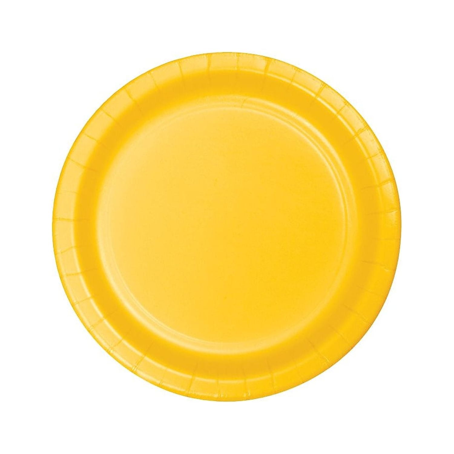 Dinner Plates 9" 24/Pkg-School Bus Yellow (Pack of 24) - Walmart.com