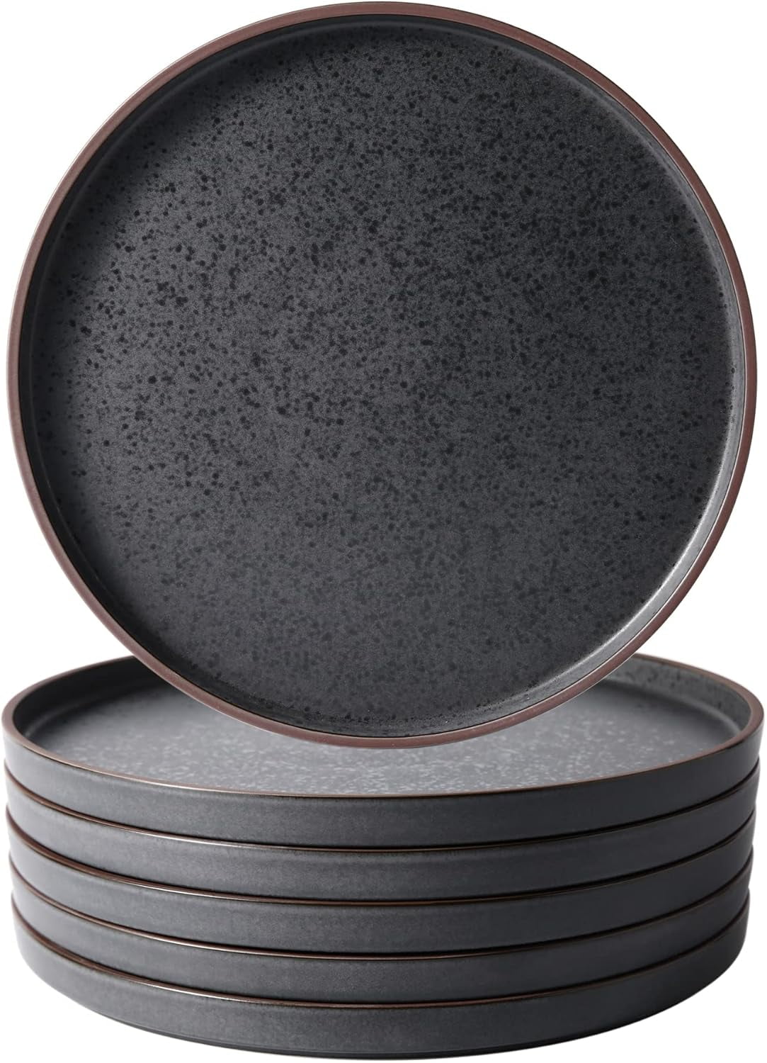 Dinner Plates,Ceramic Dinner Plates Set of 6,10.75 inch Large ceramic ...