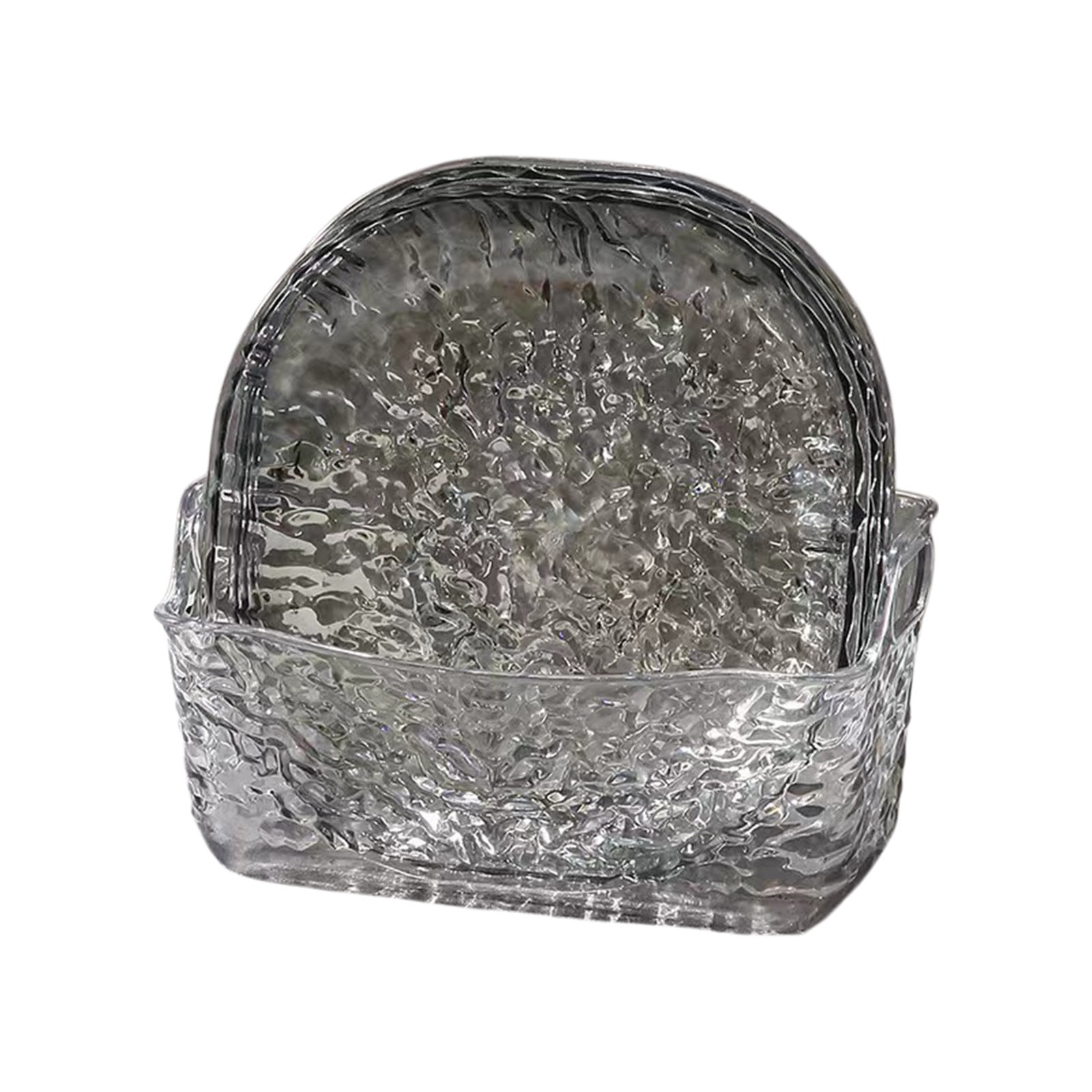 Dinner Plates Set with Draining Rack 8 Pcs Transparent Dinner Dishes ...