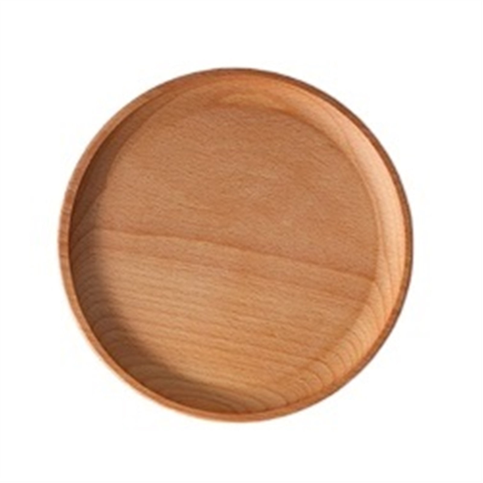 Dinner Plates Wooden Dinner Plate Tray Household Dim Sum Plate Cake ...