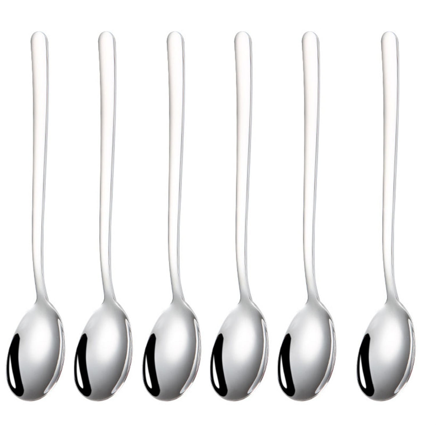 Dinner Spoon Set,Bexikou Teaspoons 6 Pcs,Premium Food Grade Stainless ...
