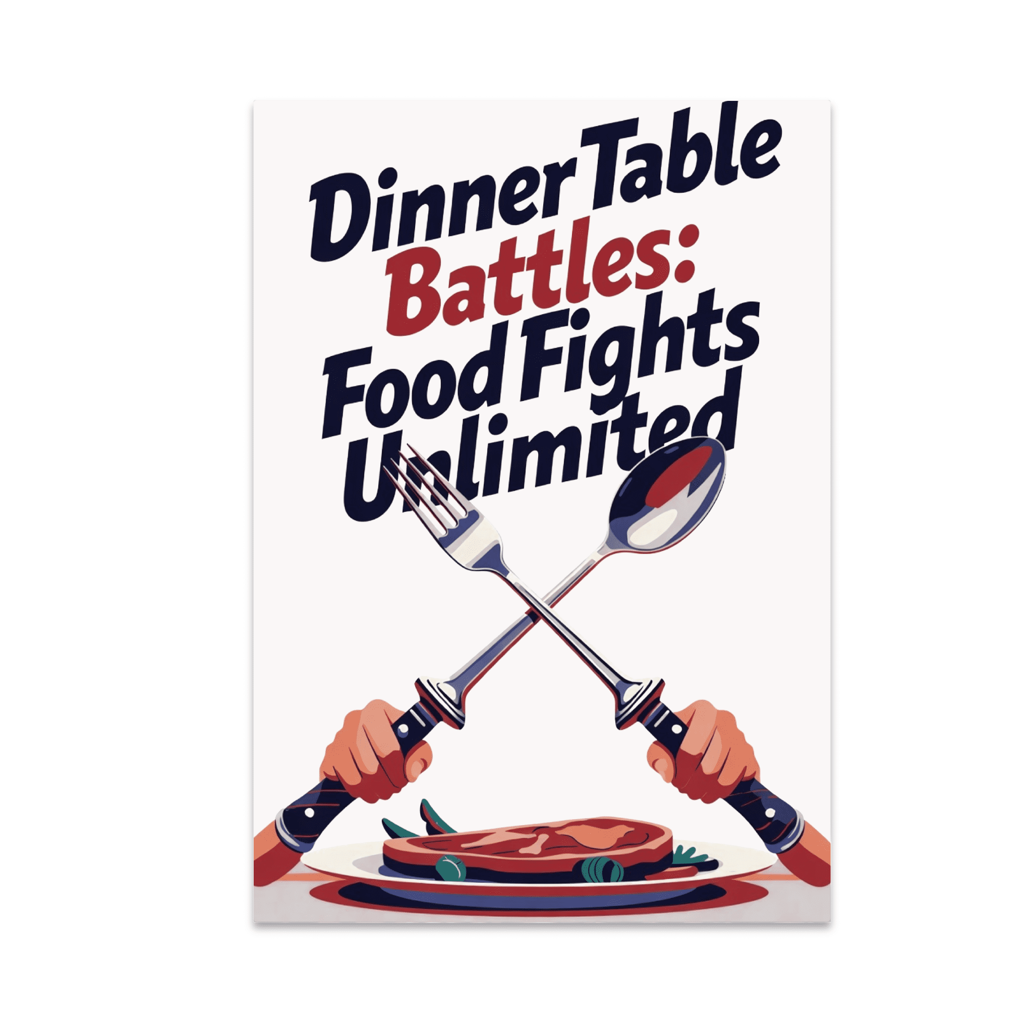 Dinner Table Battles: Food Fights Unlimited - Kitchen Humor Enthusiast ...