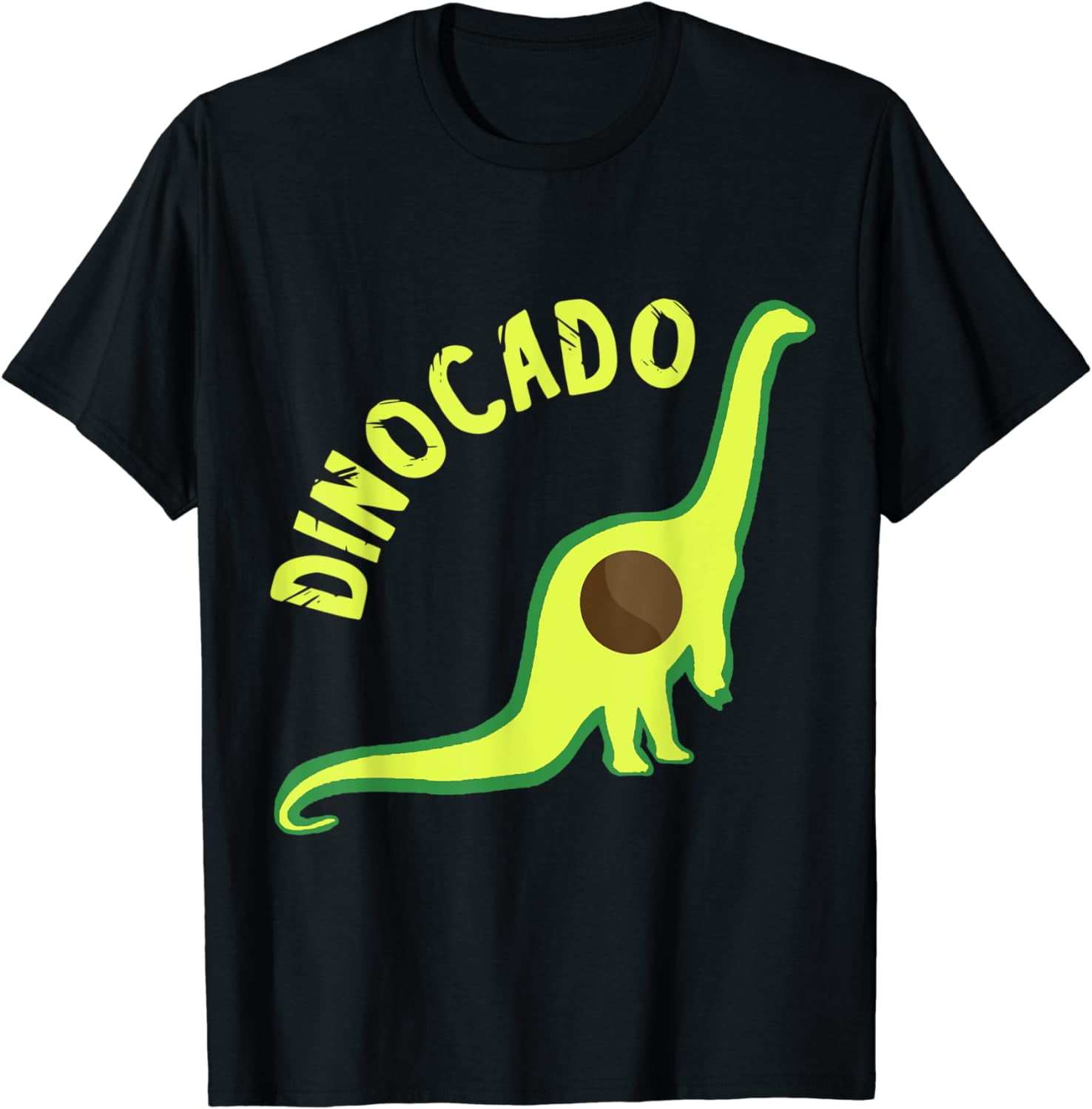 Dino Avocado Brachiosaurus Funny Avocado Fruit Dinosaurs T-Shirt ...