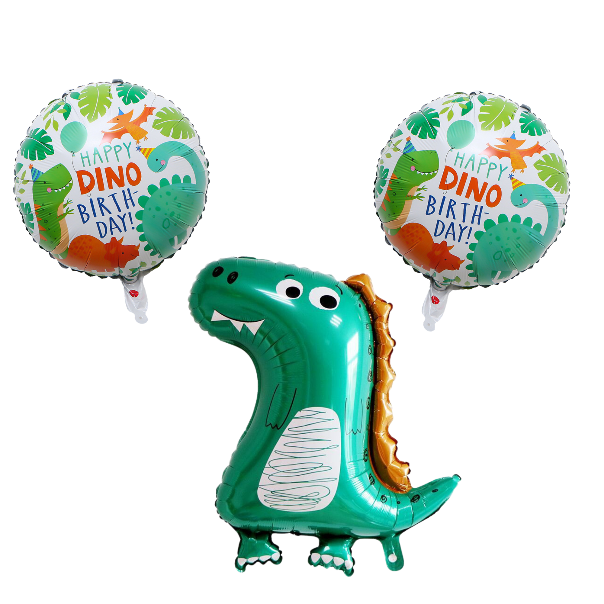 Dino Birthday Balloon Set - Party Decorations for Kids' Dinosaur-Themed ...