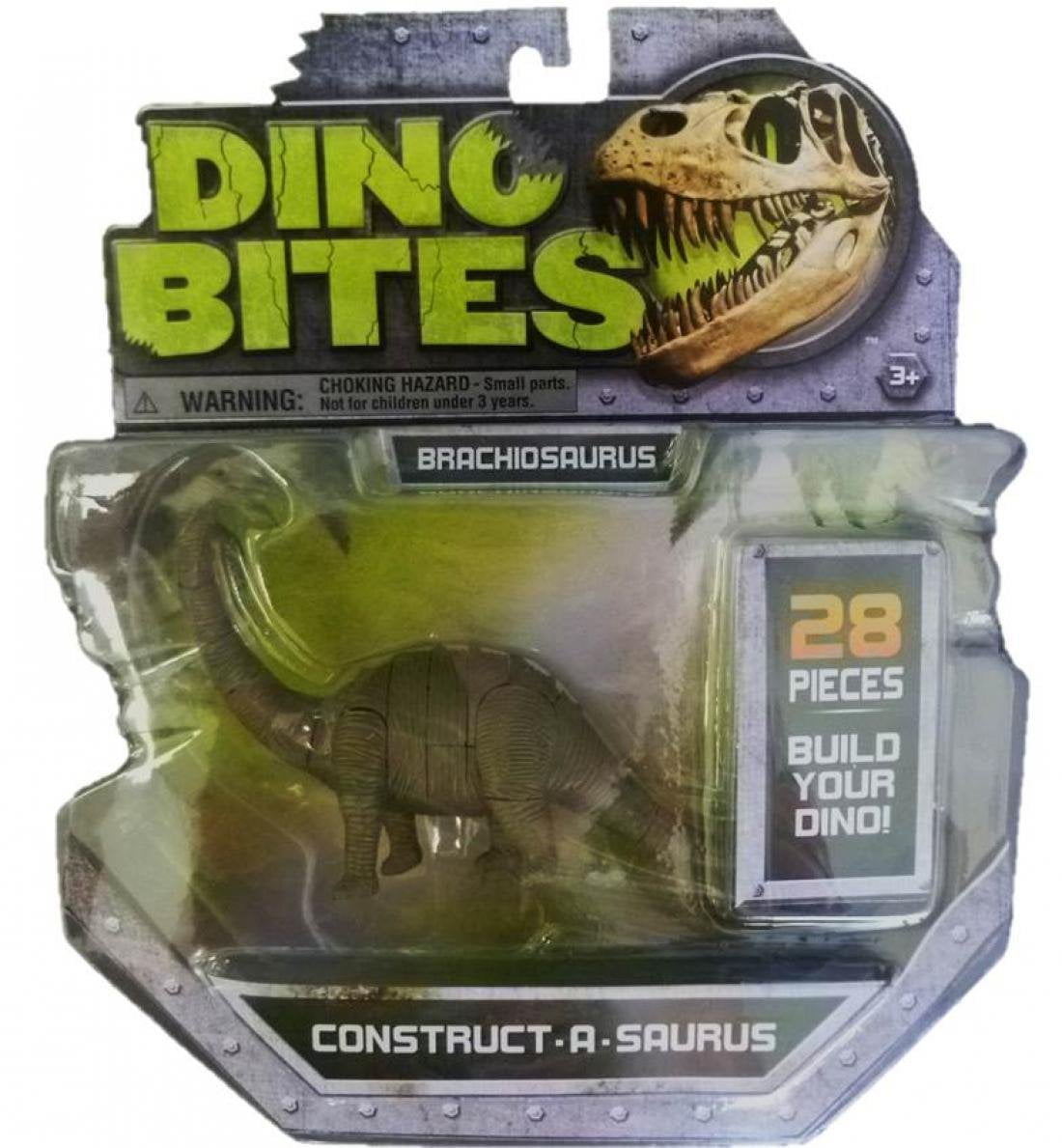 Dino Bites Brachiosaurus - 28 piece dinosaur (3") - Walmart.com