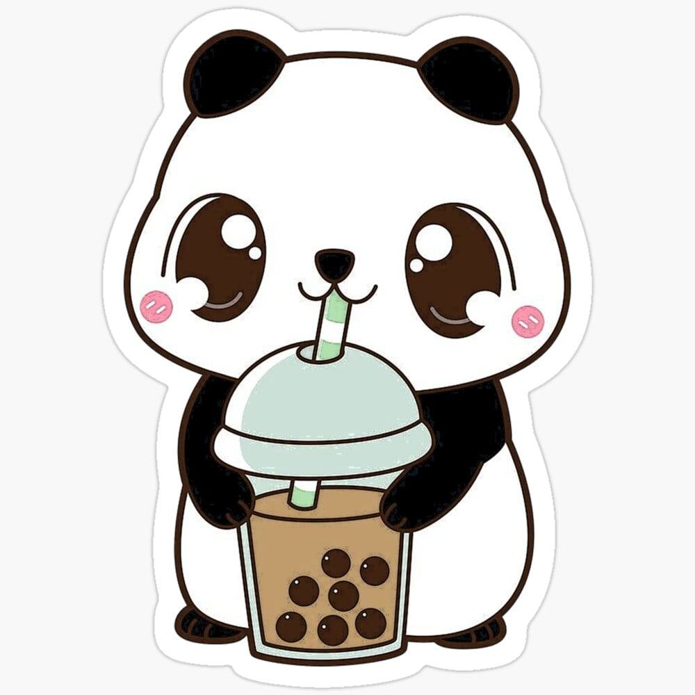 Dino Boba Sticker Phone Decal Water Bottle Stickers Car Decals, Laptop ...