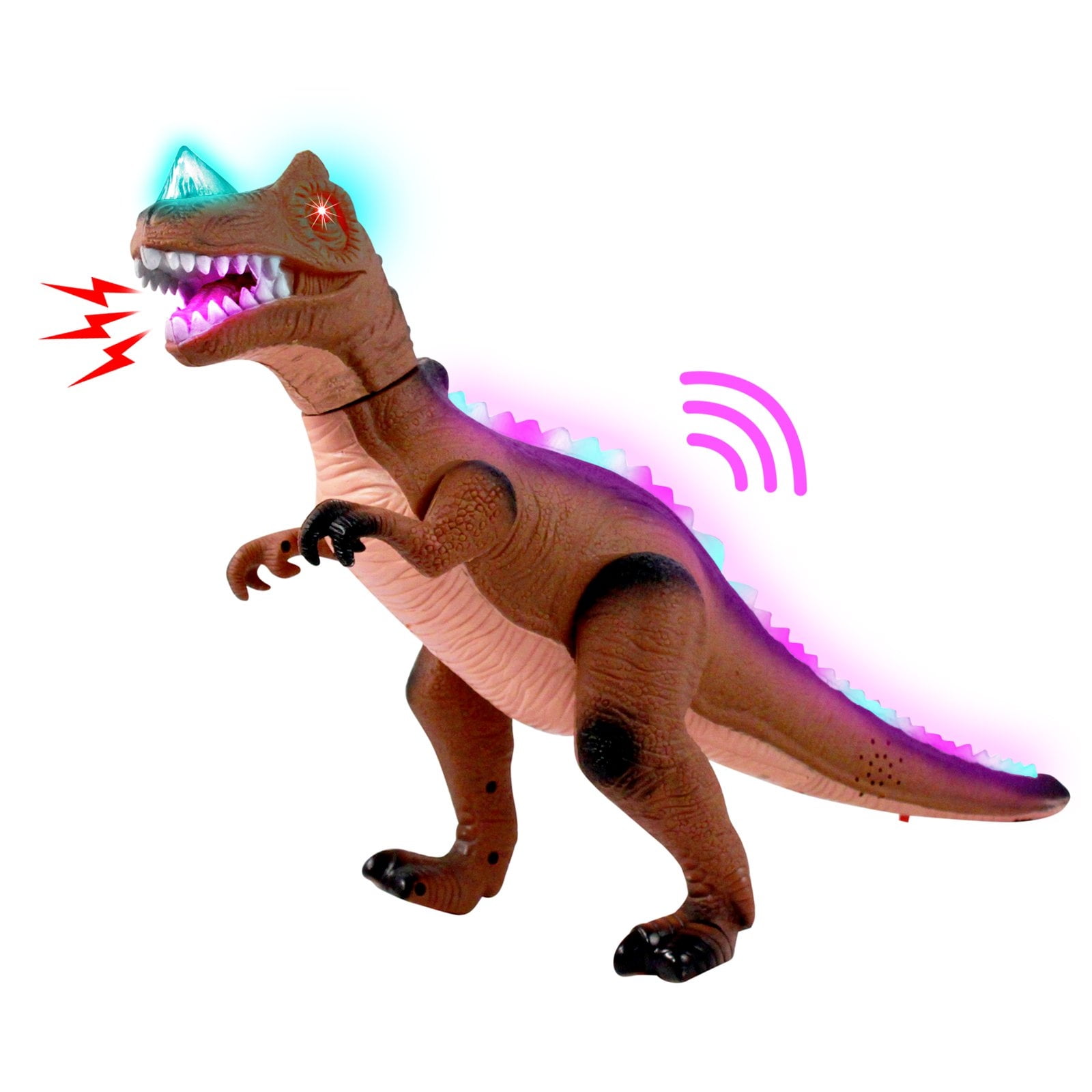 Dino Control Jurassic Rex RC Dinosaur Predator With Lights and Sounds ...
