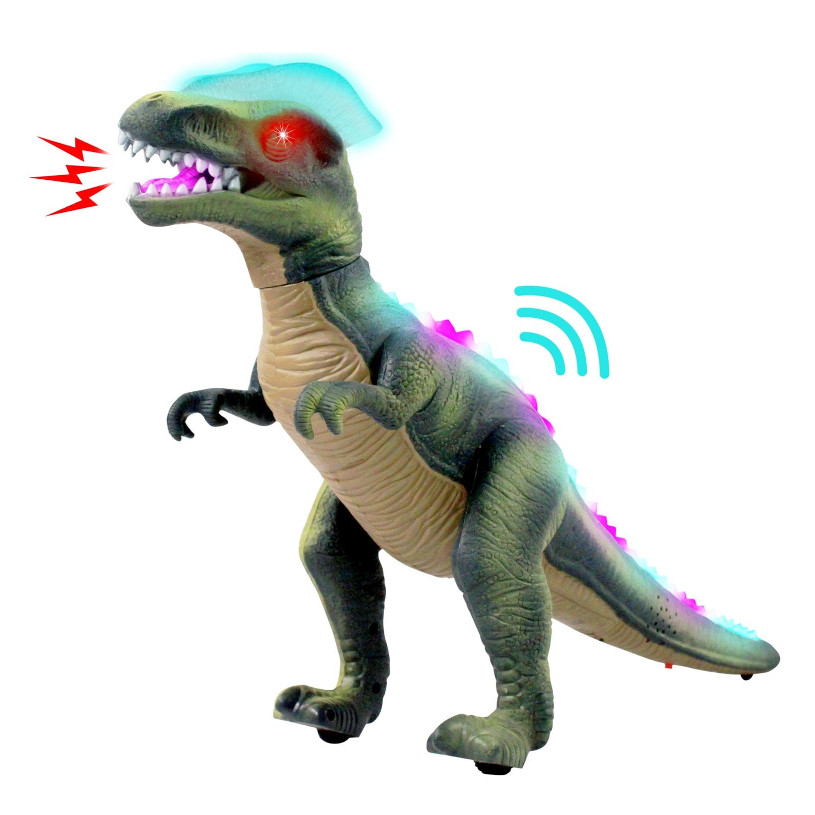 Dino Control Jurassic Rex RC Dinosaur Predator With Lights and Sounds ...
