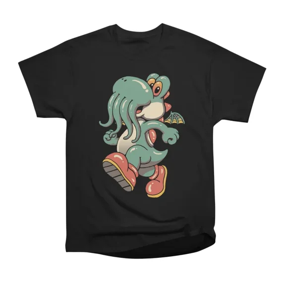 Dino Cthulhu T-Shirt Tee Gift For Him Merch For Her Apparel For Friend ...