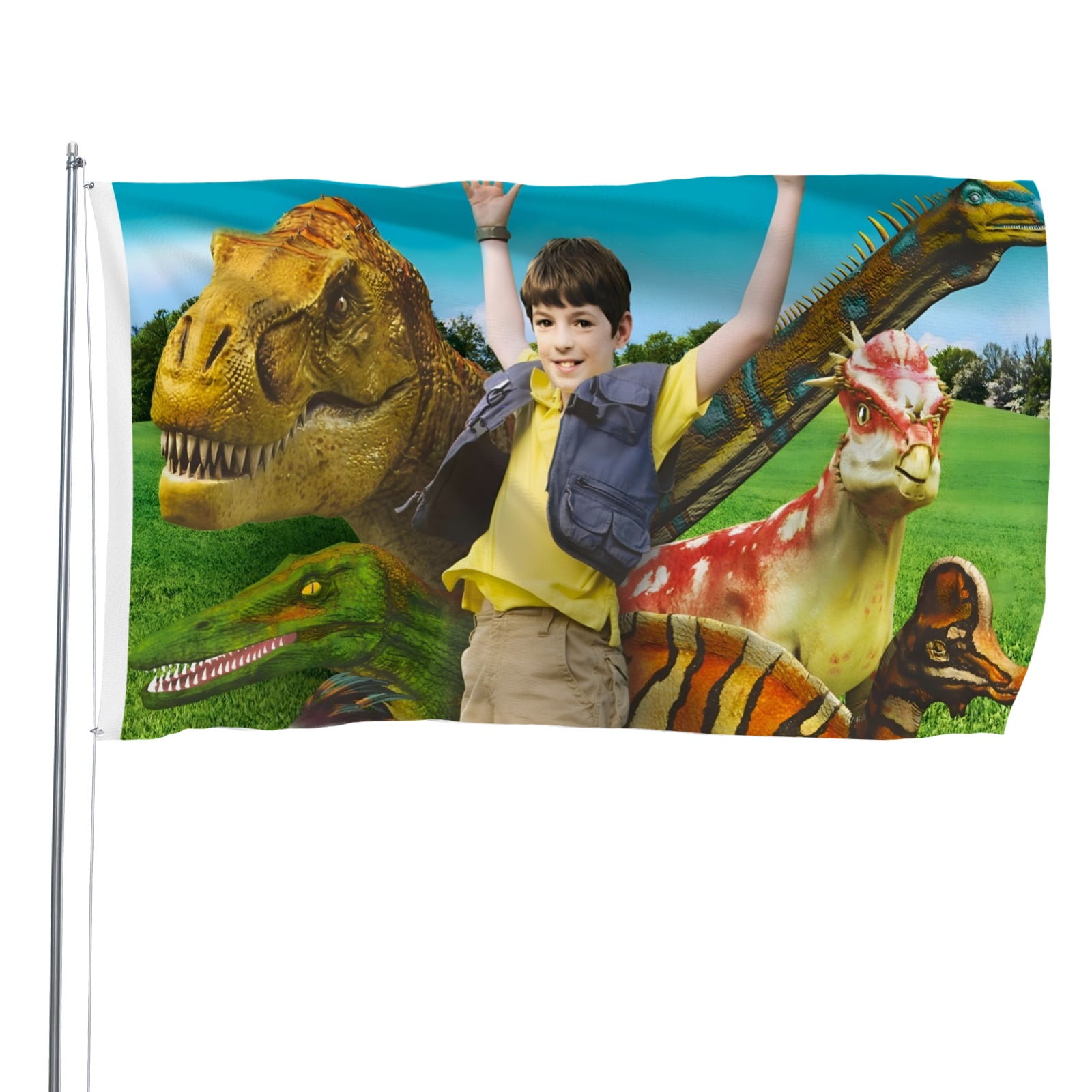 Dino Dan-themed Printed Flag Perfect gift for fans, friends, and family ...