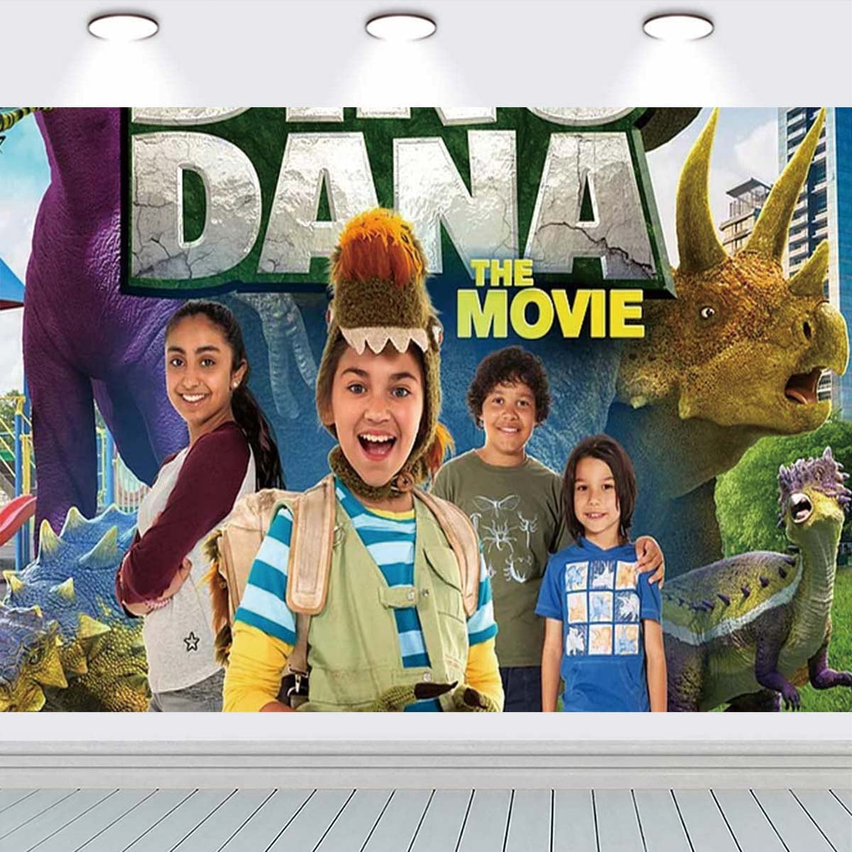 Dino Dana school Backdrop Party Supplies Taspestry Background Banner ...