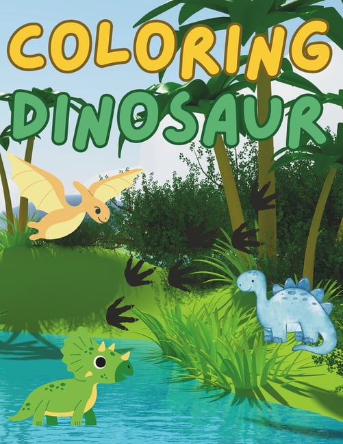 Dino Delights: A Jurassic Journey Coloring Book for Kids: Roaring ...