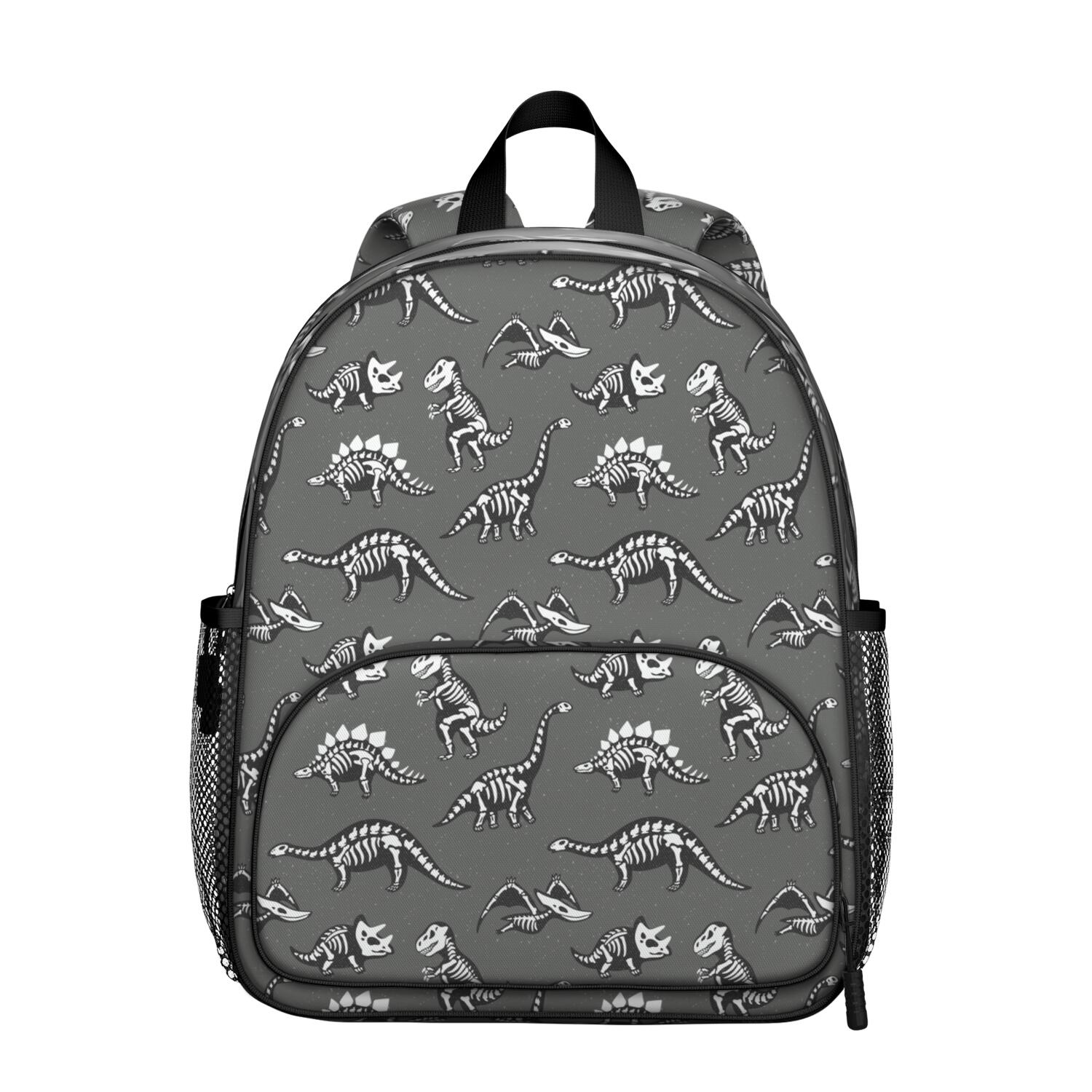 Dino Galaxy Student Backpack – Watercolor Roaring Dinosaur Print with ...