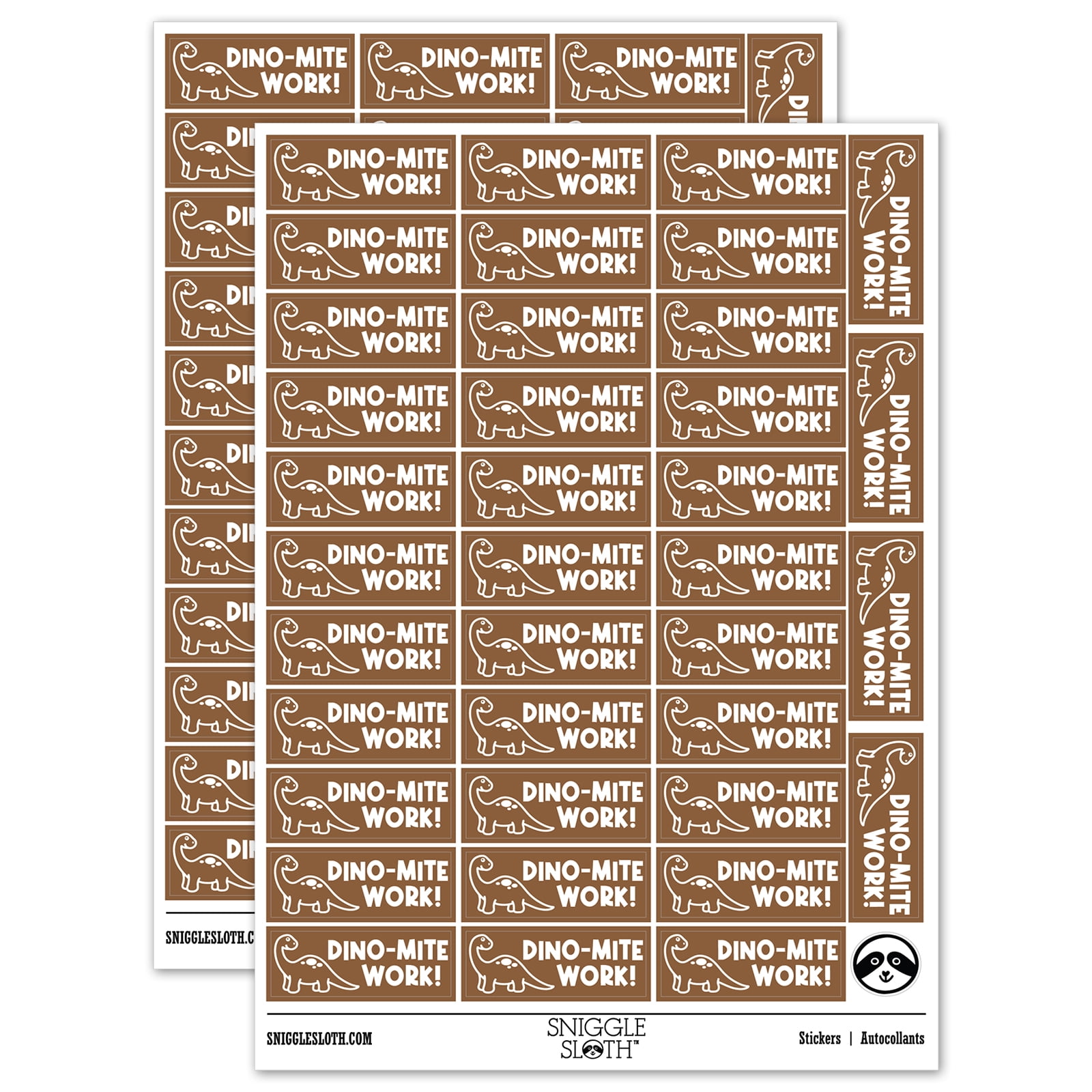 Dino-Mite Dynamite Great Work Teacher Student School Sticker Set ...