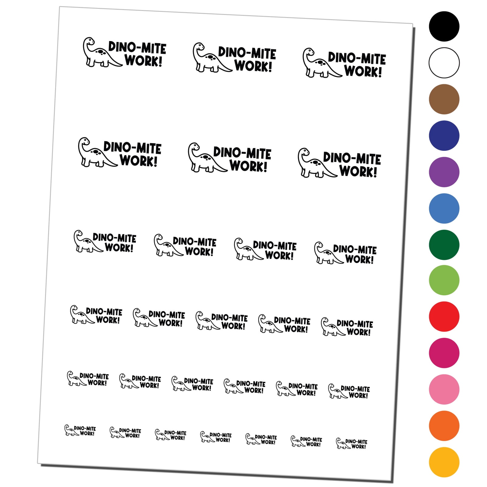 Dino-Mite Dynamite Great Work Teacher Student School Water Resistant ...