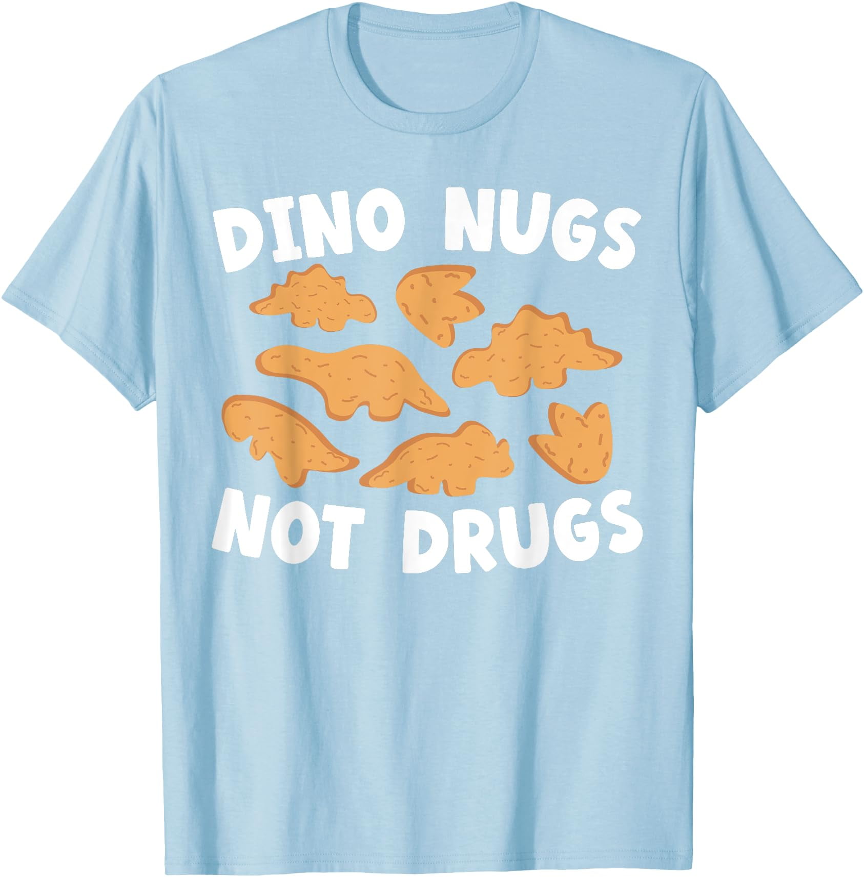 Dino Nugs Chicken Nugget Nuggy Fried Snack Funny Softstyle Unisex T ...