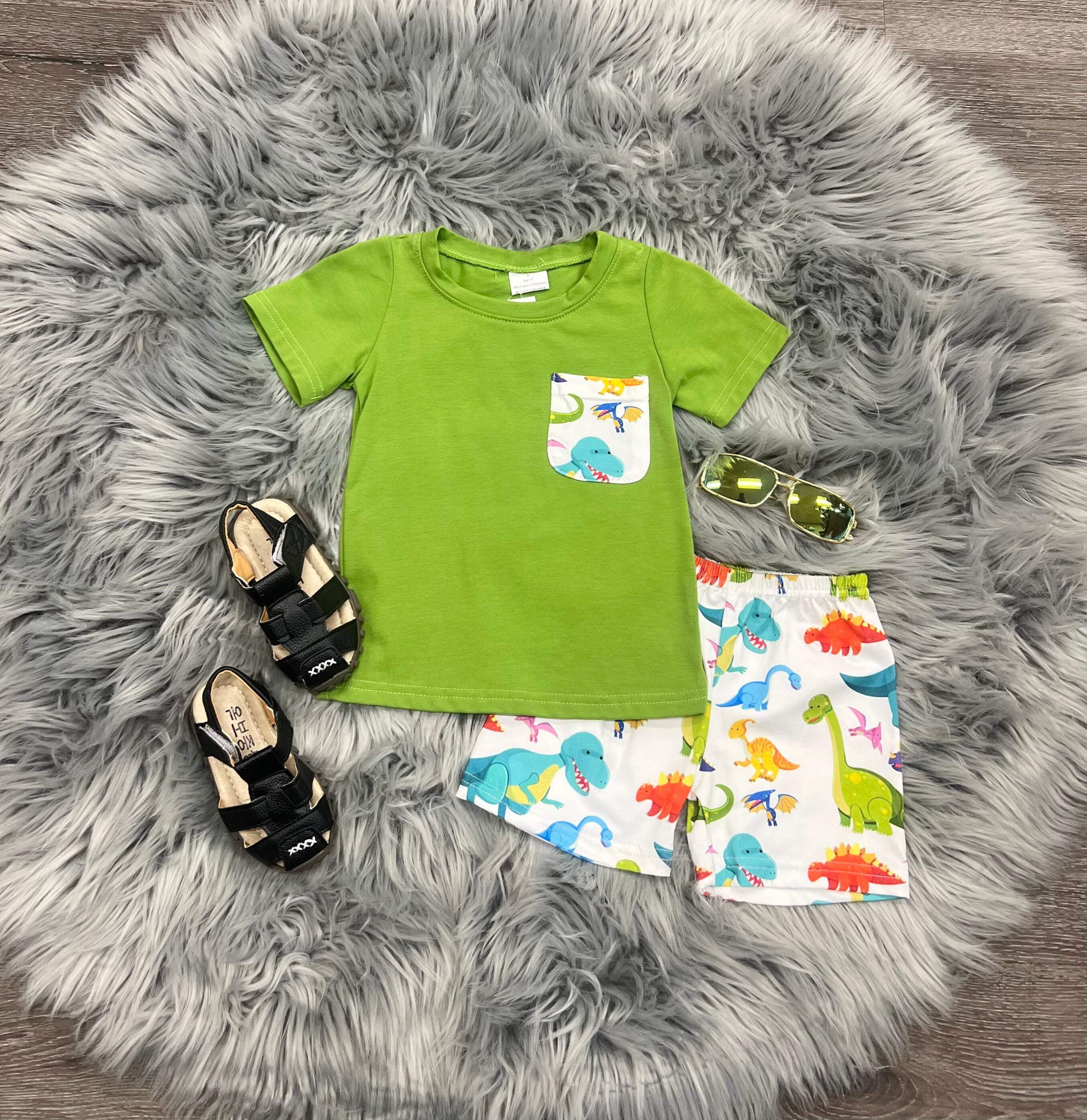 Dino Pals Shorts Set - Walmart.com