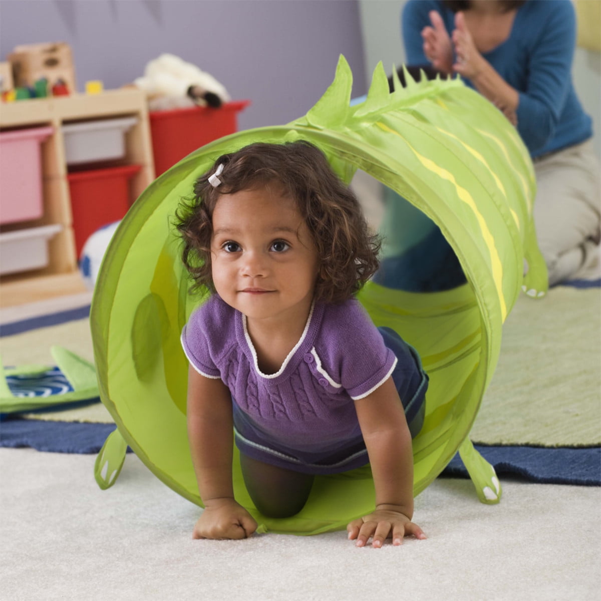 Dino Play Tunnel .Un-zip and pop-up this one of a kind play tunnel to ...