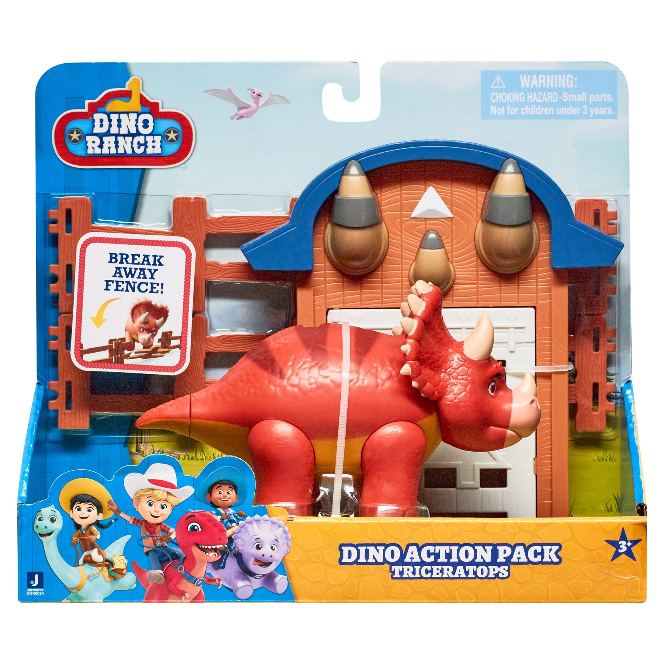 Dino Ranch Action Pack Featuring Triceratops - 4 Fence Pieces to ...