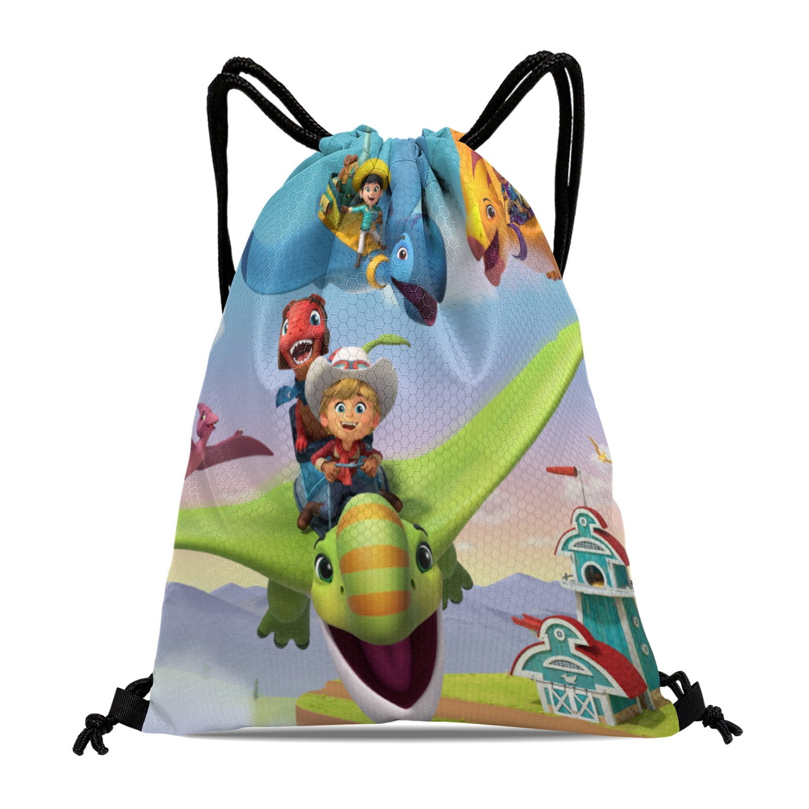 Dino Ranch City Gym Hiking Drawstring Bag:Waterproof, suitable for ...