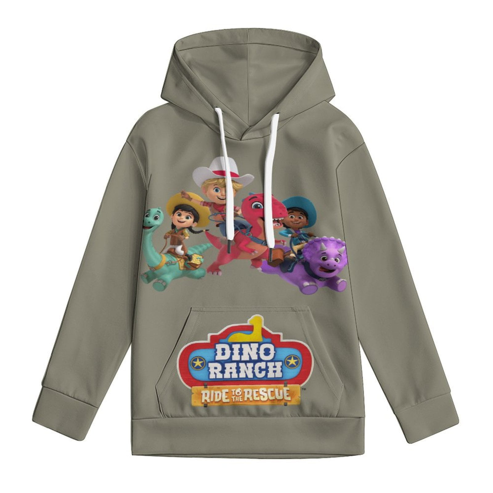Dino Ranch Hoodie for Boys Girls, Novelty 3D Print Pullover Hooded for ...