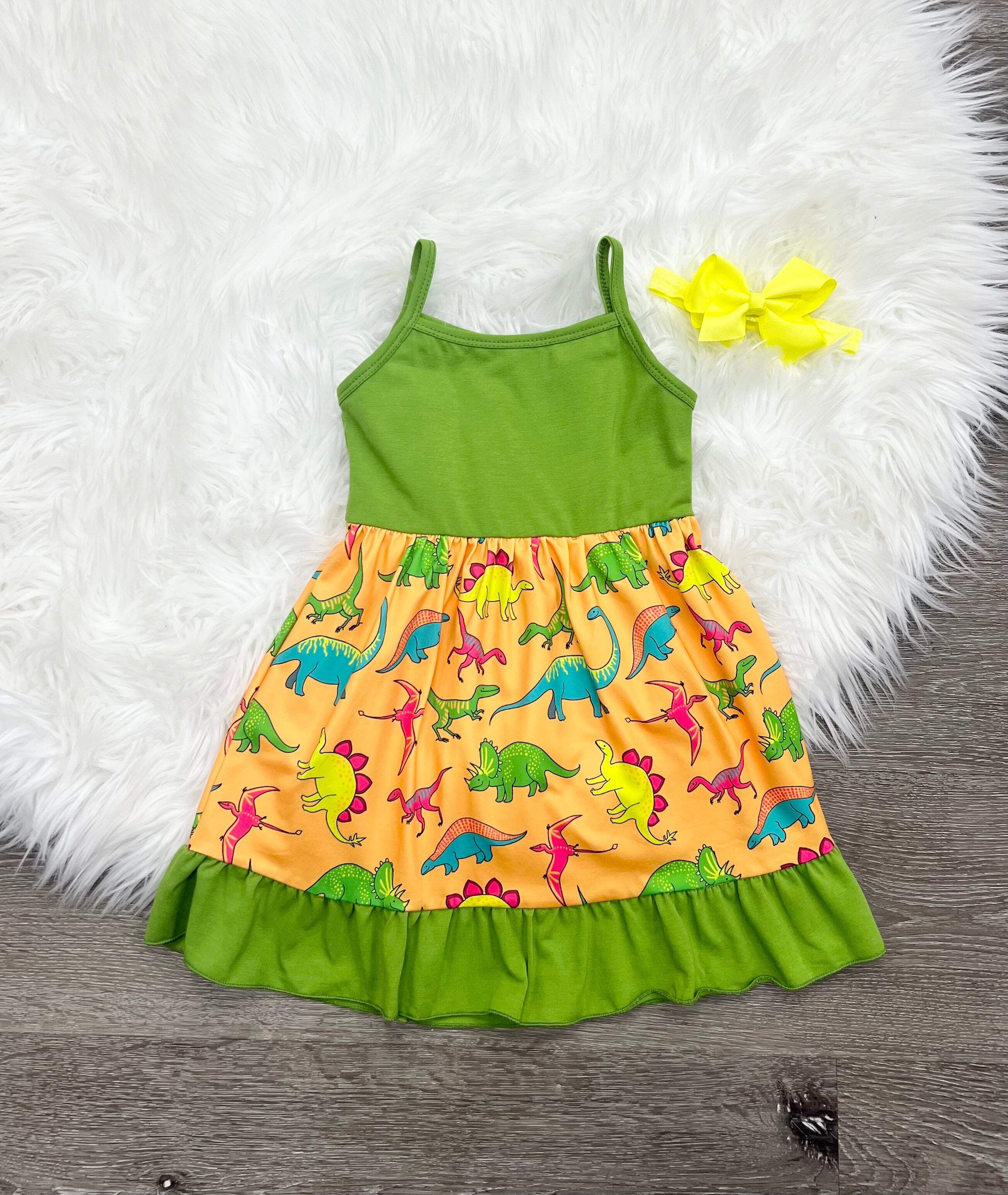 Dino Rawr Dress - Walmart.com