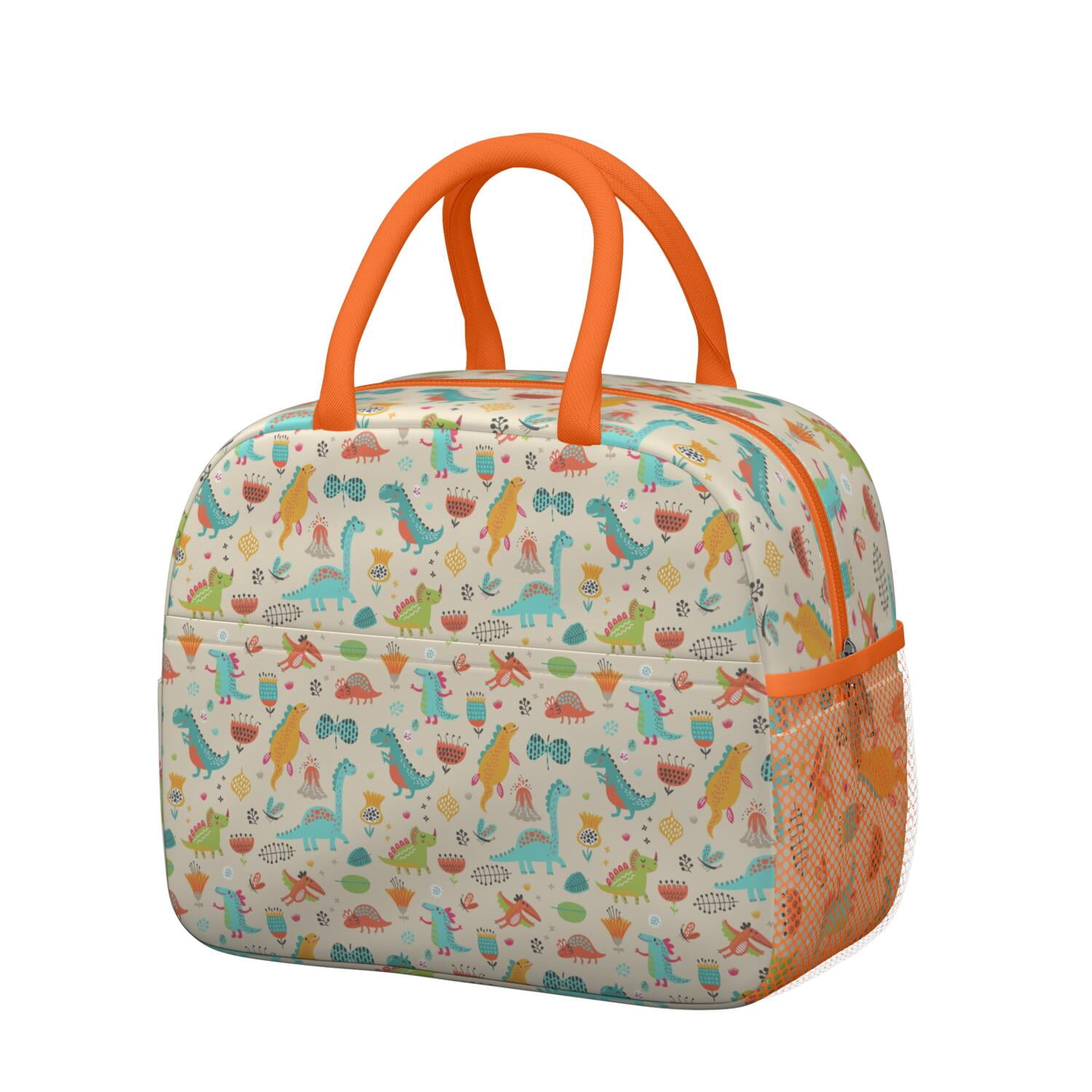 Dino Skeleton Lunch Box - Thermal Reusable Lunch Tote, Lightweight ...