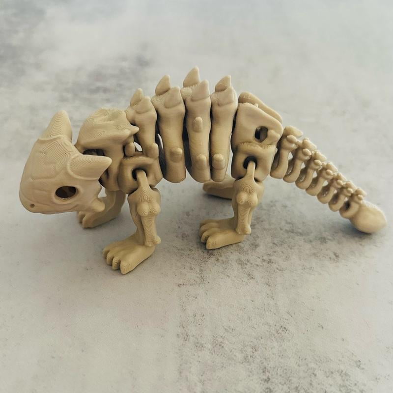 Dino Skeletons - Multicolored Variations- Desk Ornament - Gift Idea ...