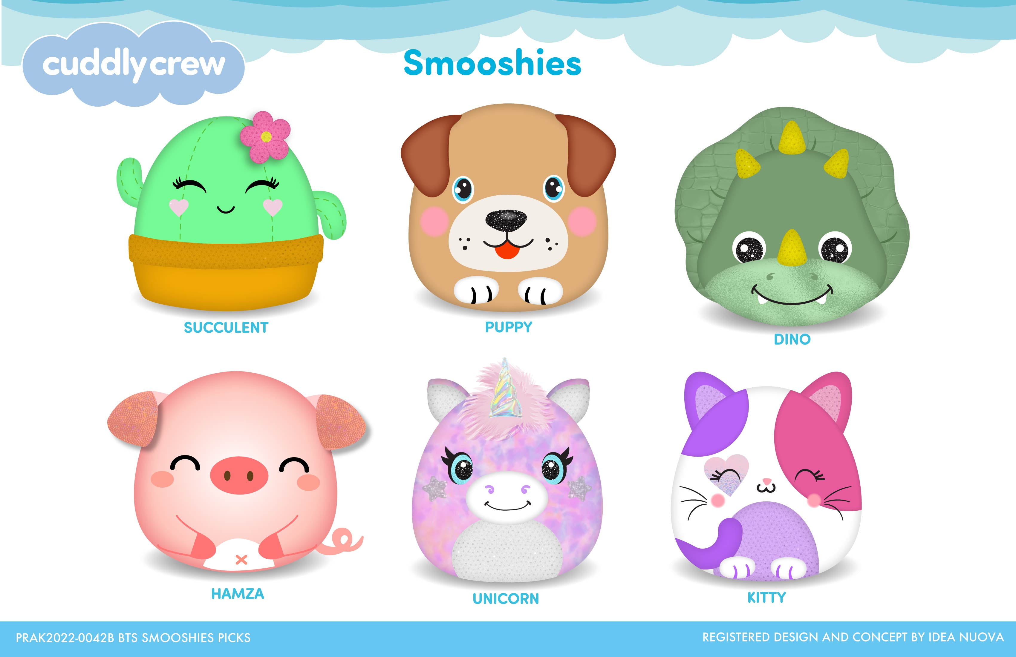 Dino Smooshie Plush 7" - Walmart.com