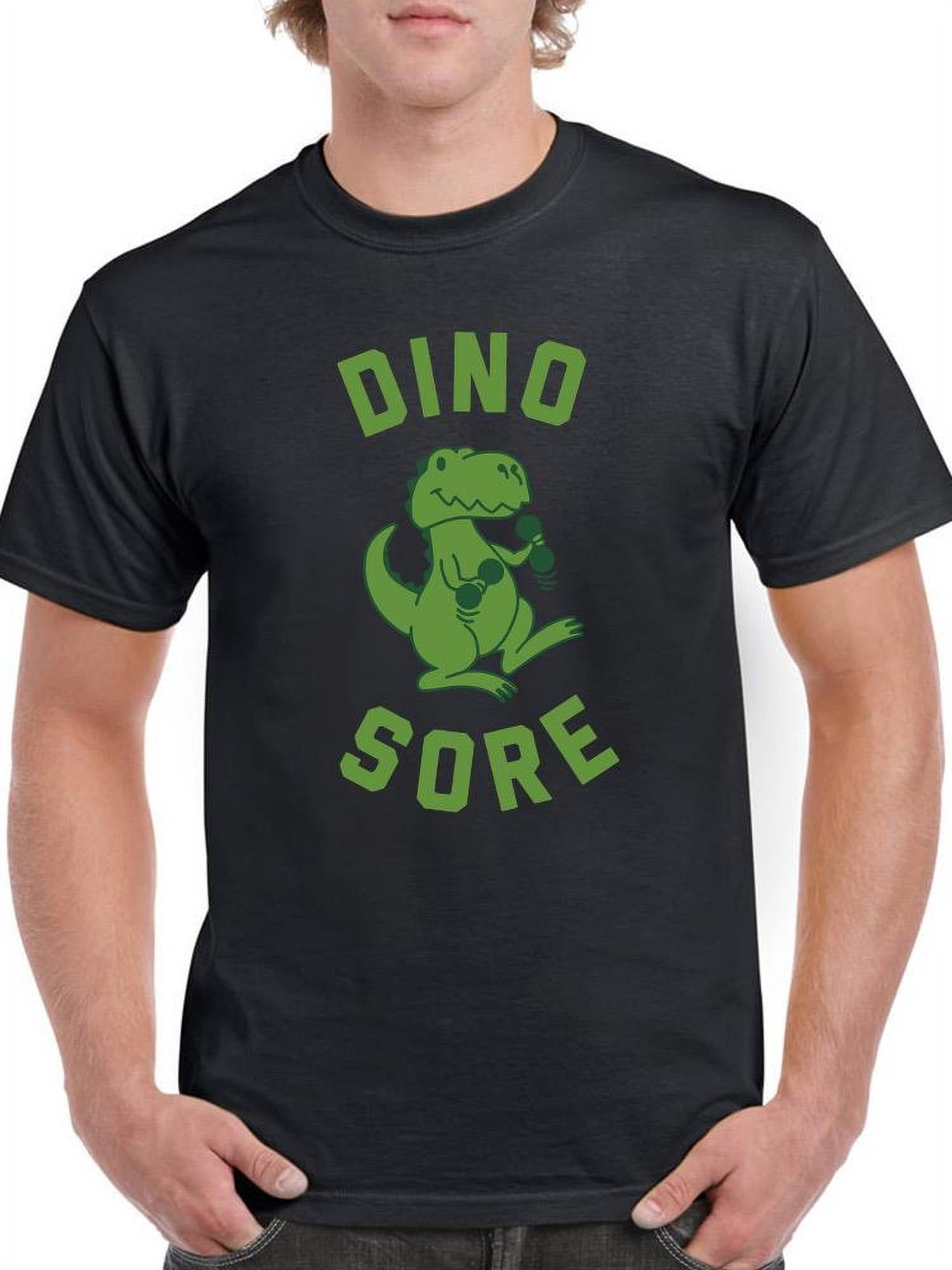 Dino-Sore T-Shirt Men -Smartprints Designs, Male Large - Walmart.com