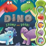 Dino Stomp and Roar: With 5 3D Sound Buttons, (Board Book) - Walmart.com