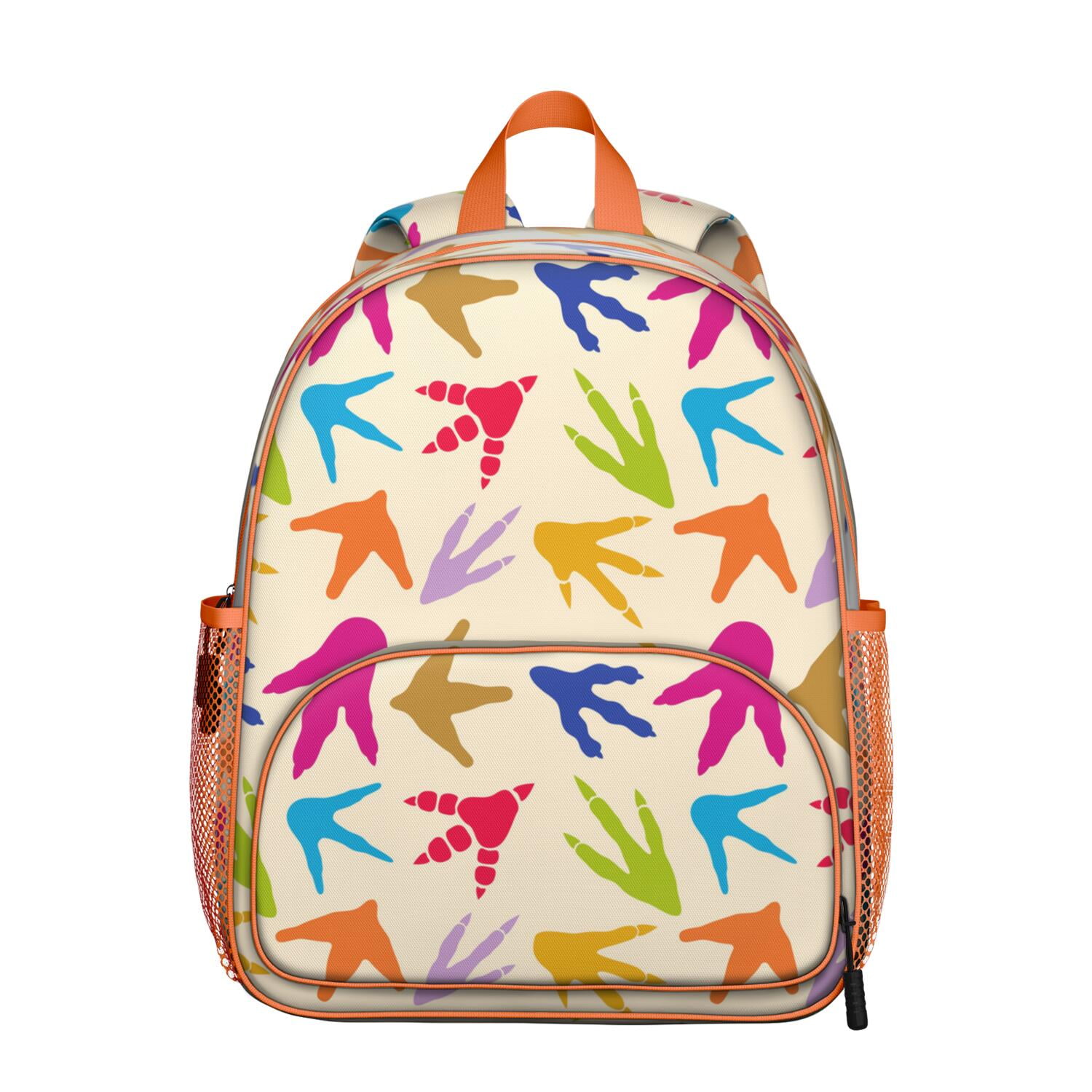 Dino World Print Student Backpack – Roaring Dinosaur Illustration with ...