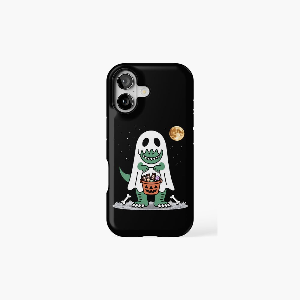 Dino in Disguise Funny Halloween Dinosaur Cartoon Universal Phone Case ...