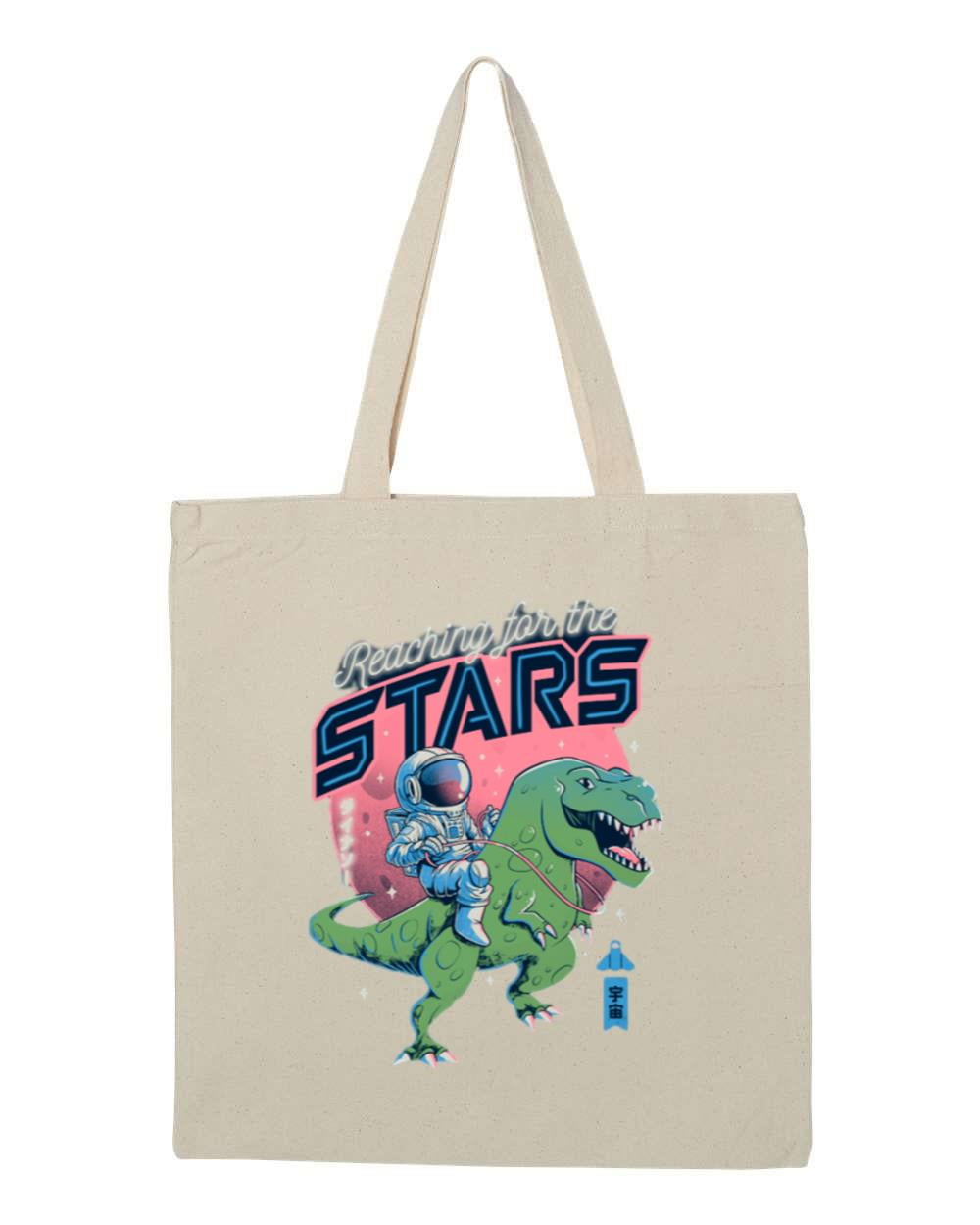 Dino in Space Tote Bag with T-Rex Astronaut Exploring Galaxy - Walmart.com