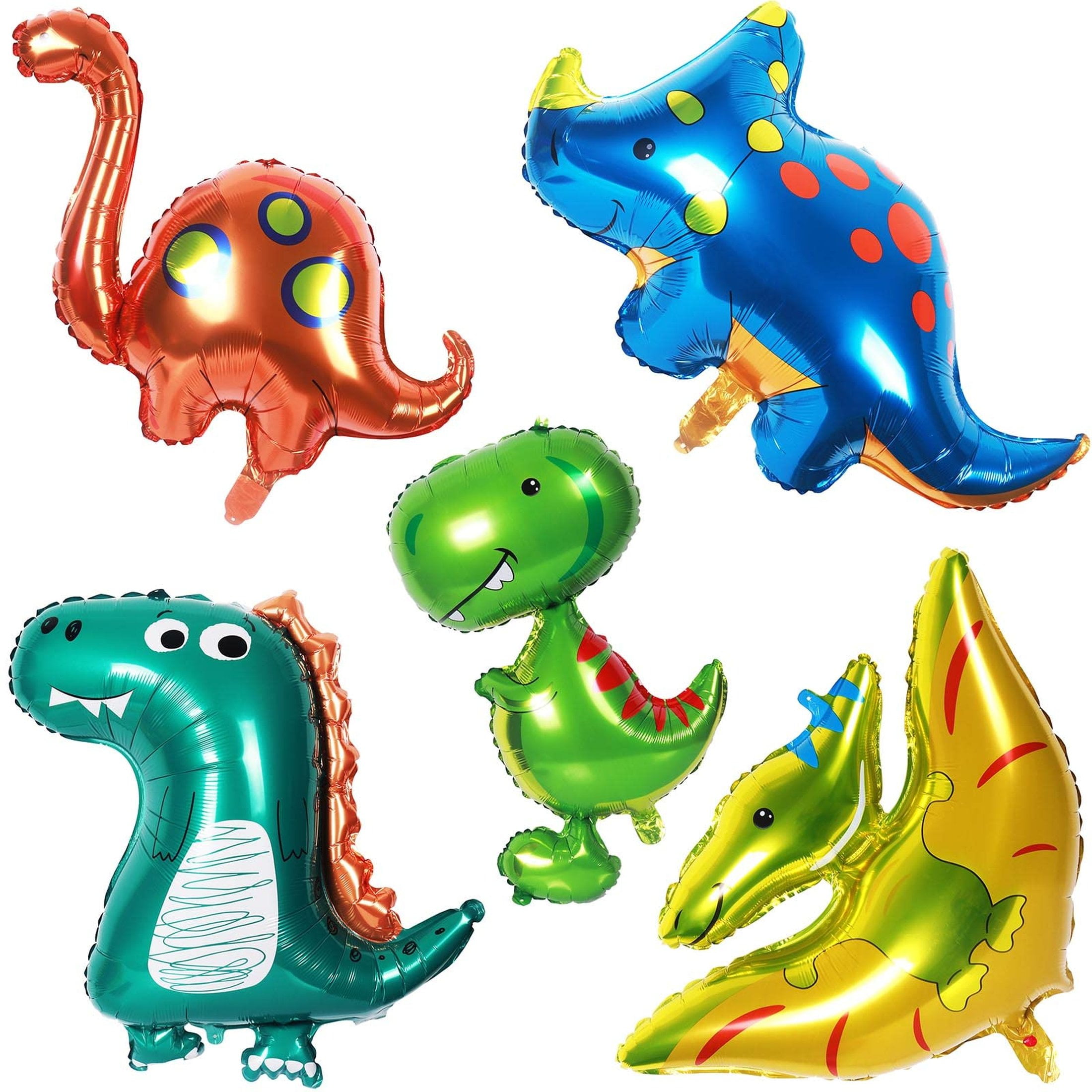 DinoFiesta 3D Balloon Pack - Giant Inflatable T-Rex & Triceratops ...