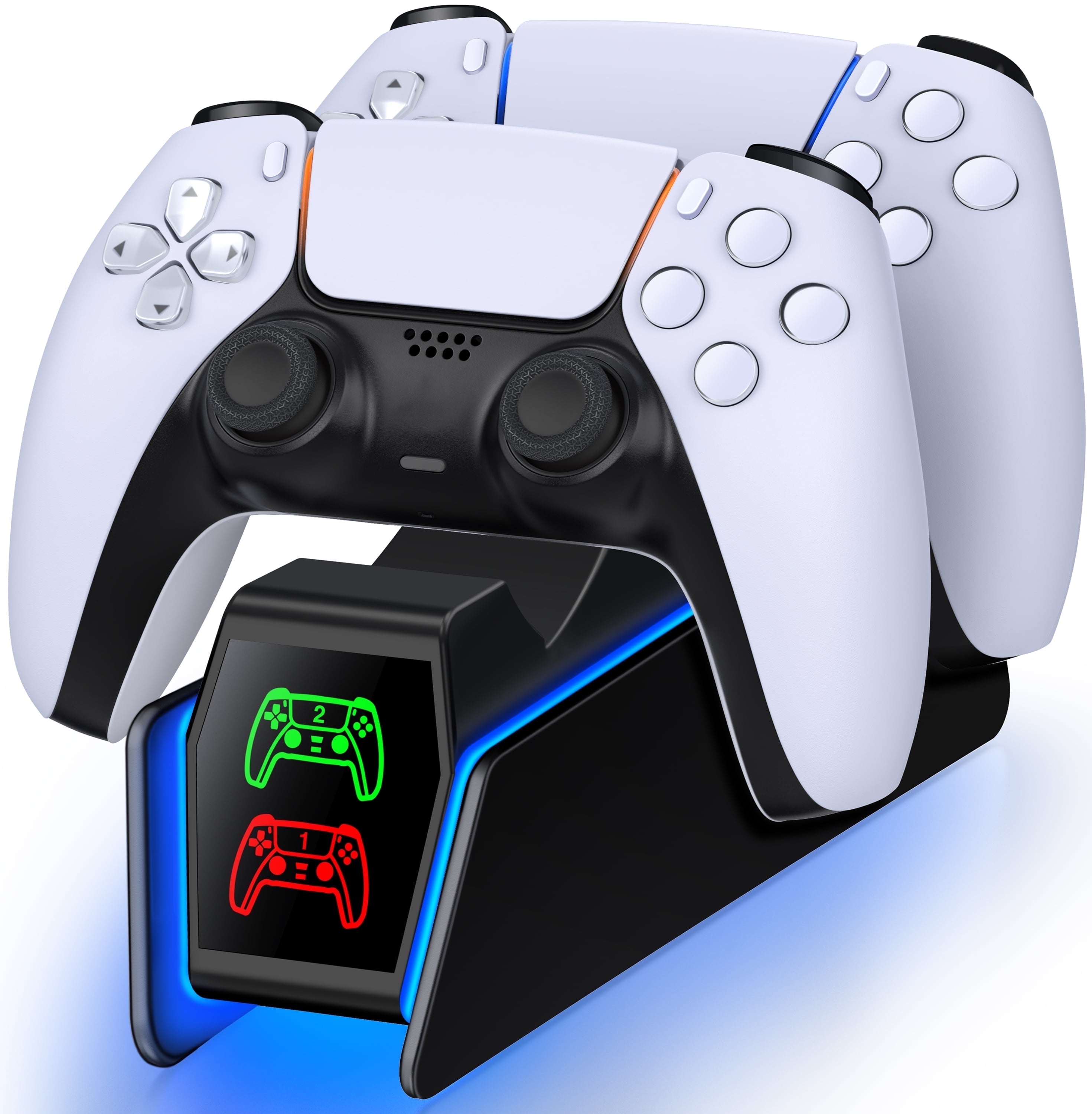 QQV Dual Controller Charging Dock with RGB Light for PS5, Black - Shop ...