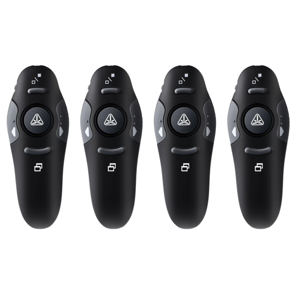 (4 pack) DinoFire RF 2.4GHz USB Control Wireless Presenter Remote ...
